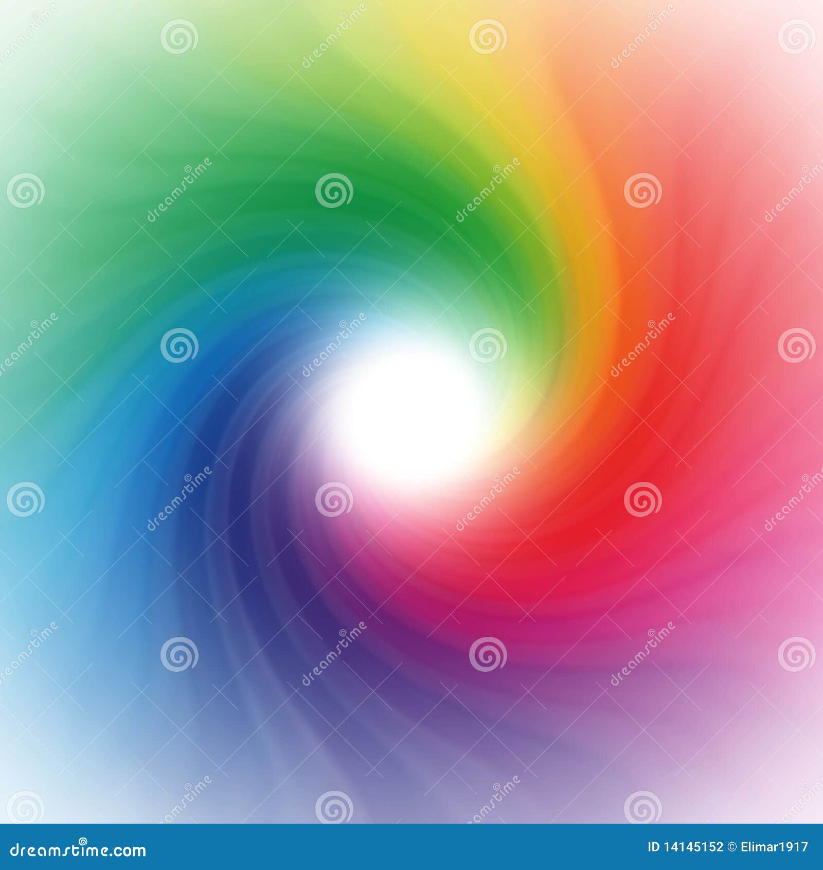 Rainbow Swirl Background. Vector. | CartoonDealer.com #7777031