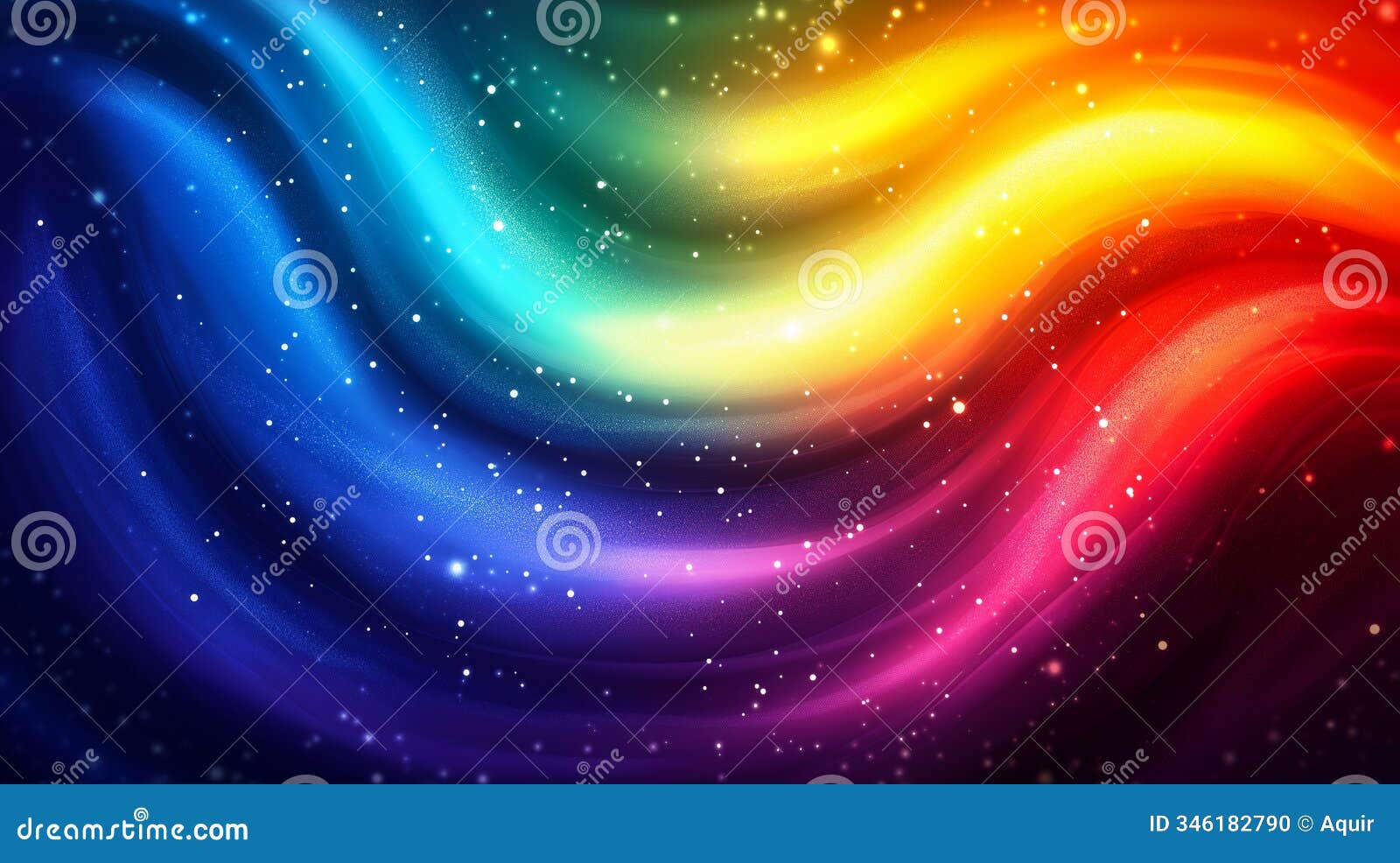 Rainbow Swirl Background. Rainbow Trippy Psychedelic Wallpaper Stock ...