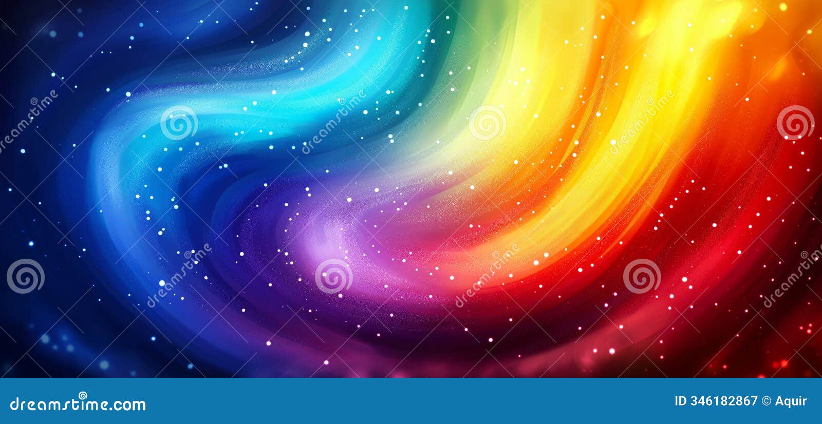 Rainbow Swirl Background. Rainbow Trippy Psychedelic Wallpaper Stock ...