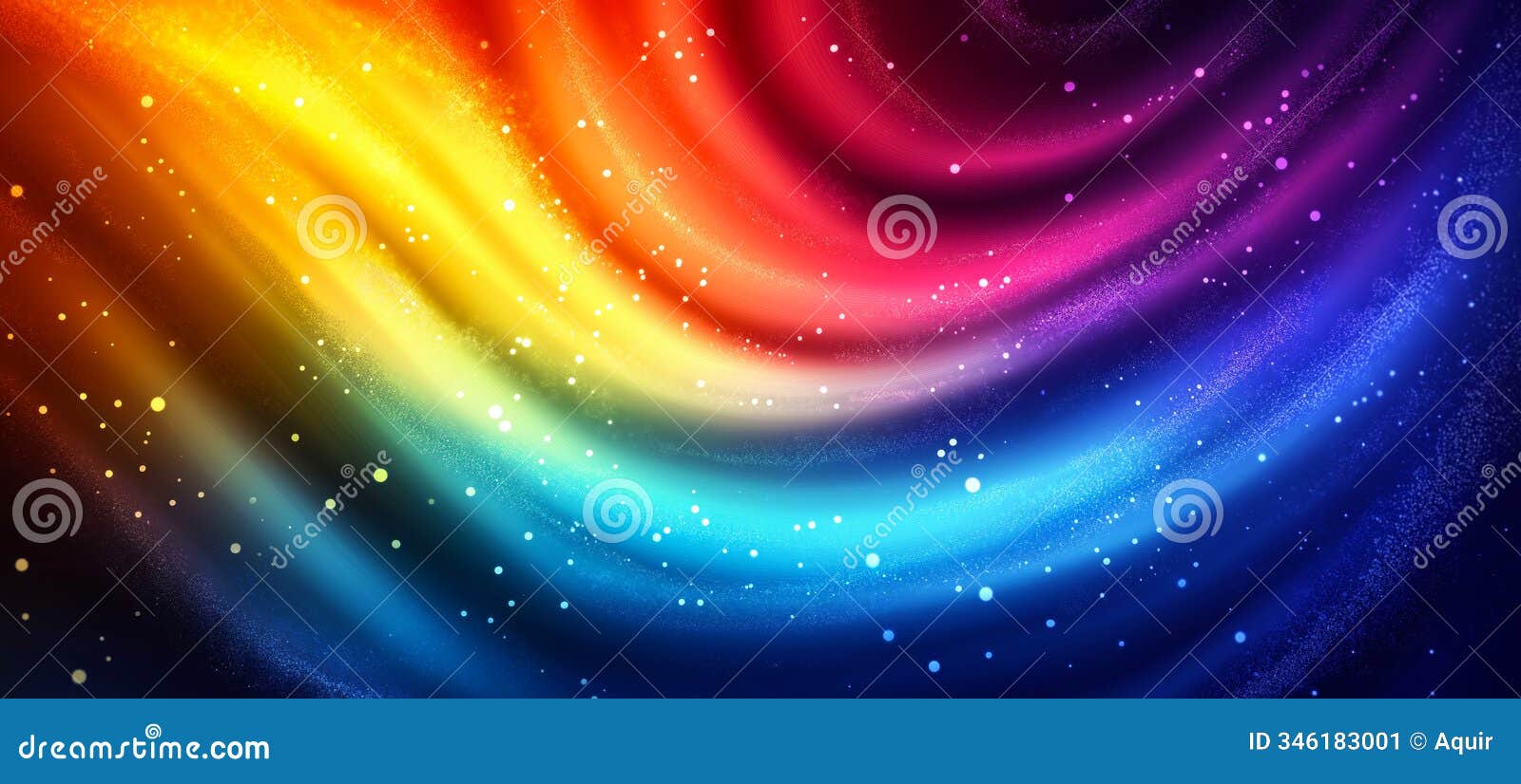 Rainbow Swirl Background. Rainbow Trippy Psychedelic Wallpaper Stock ...