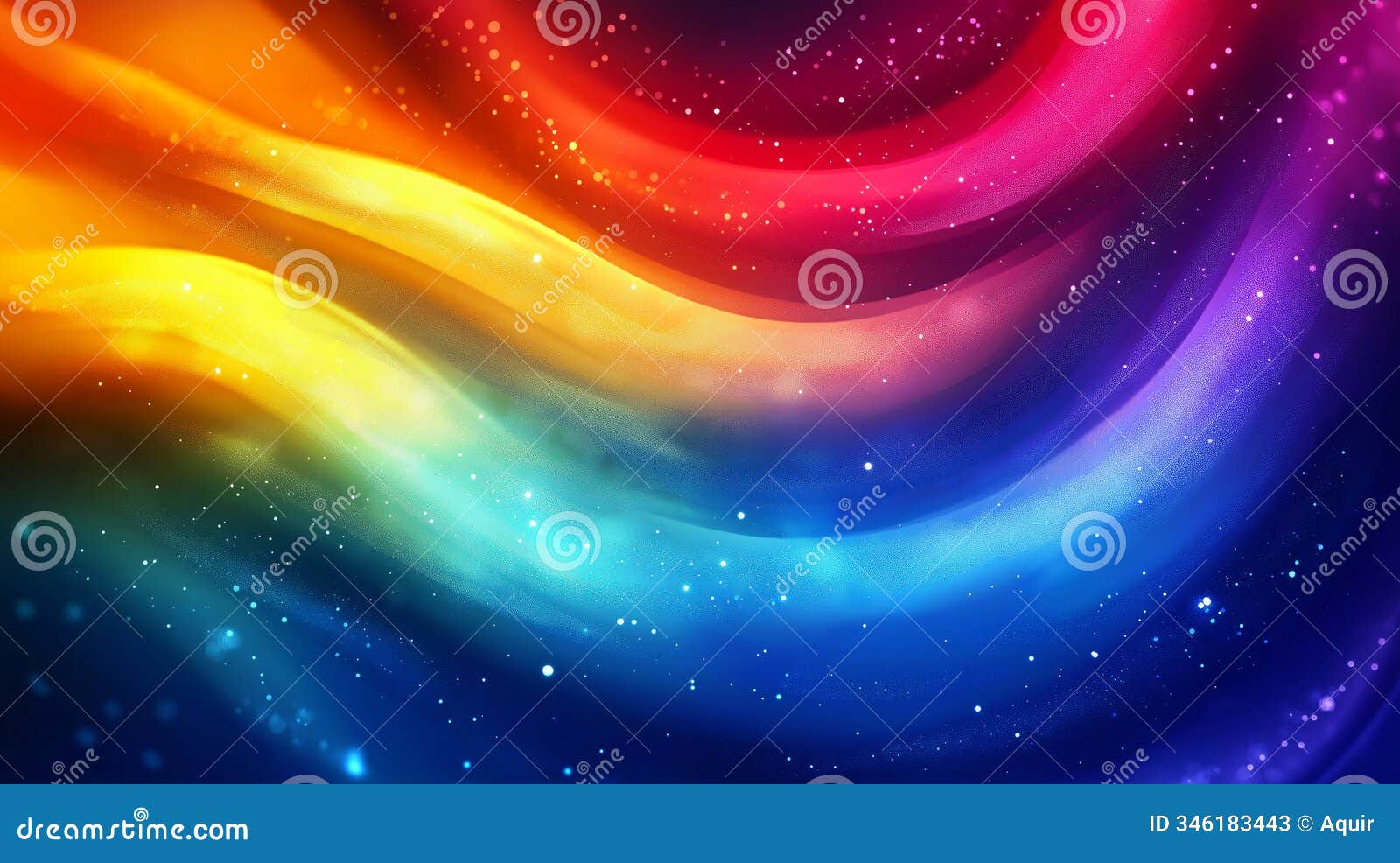 Rainbow Swirl Background. Rainbow Trippy Psychedelic Wallpaper Stock ...