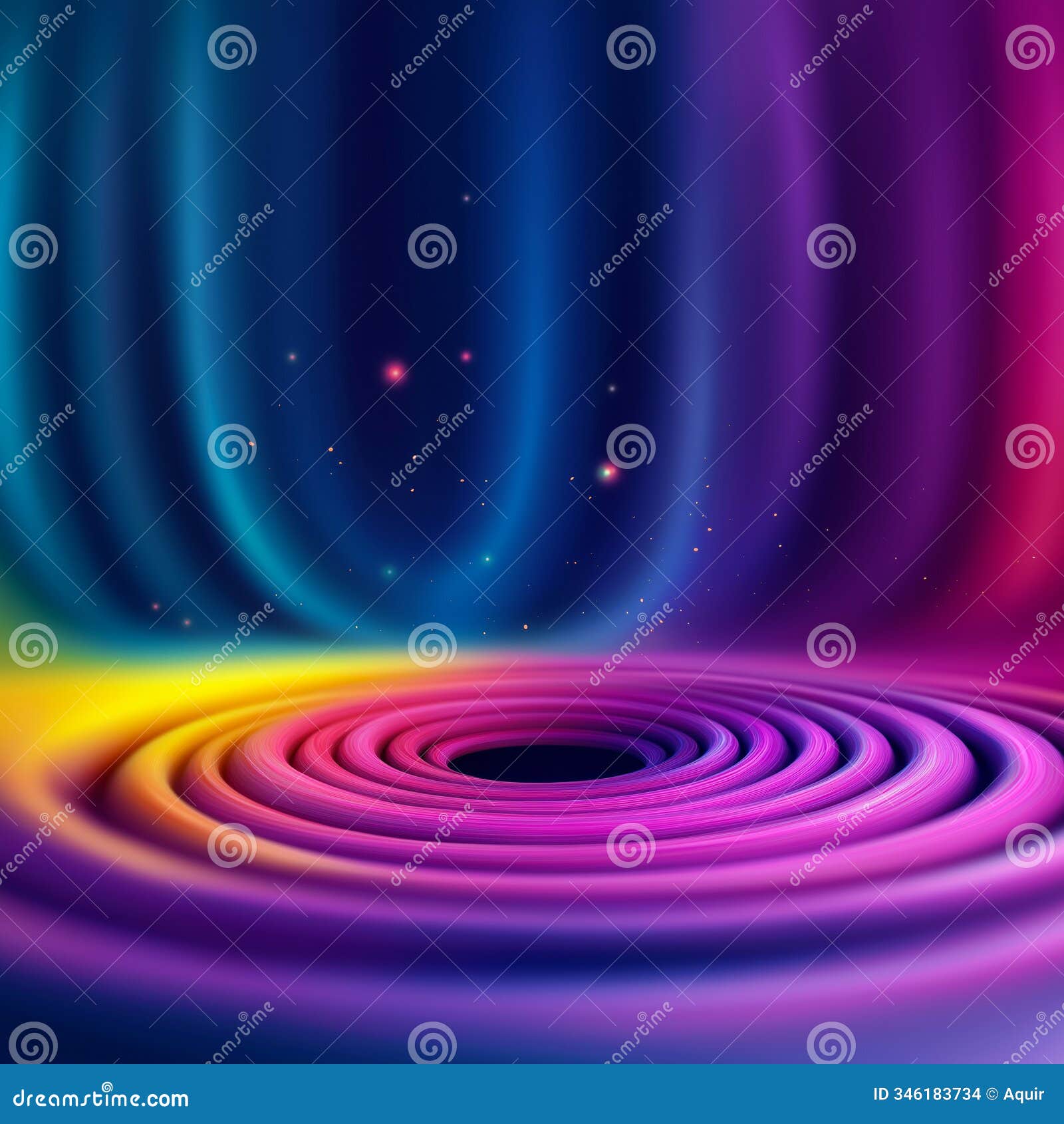 Rainbow Swirl Background. Rainbow Trippy Psychedelic Wallpaper Stock ...