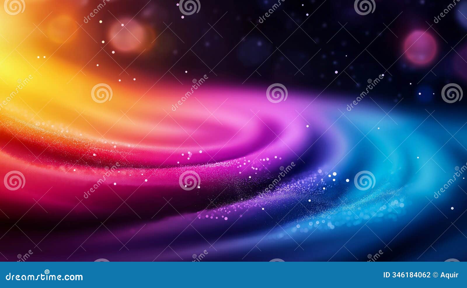 Rainbow Swirl Background. Rainbow Trippy Psychedelic Wallpaper Stock ...