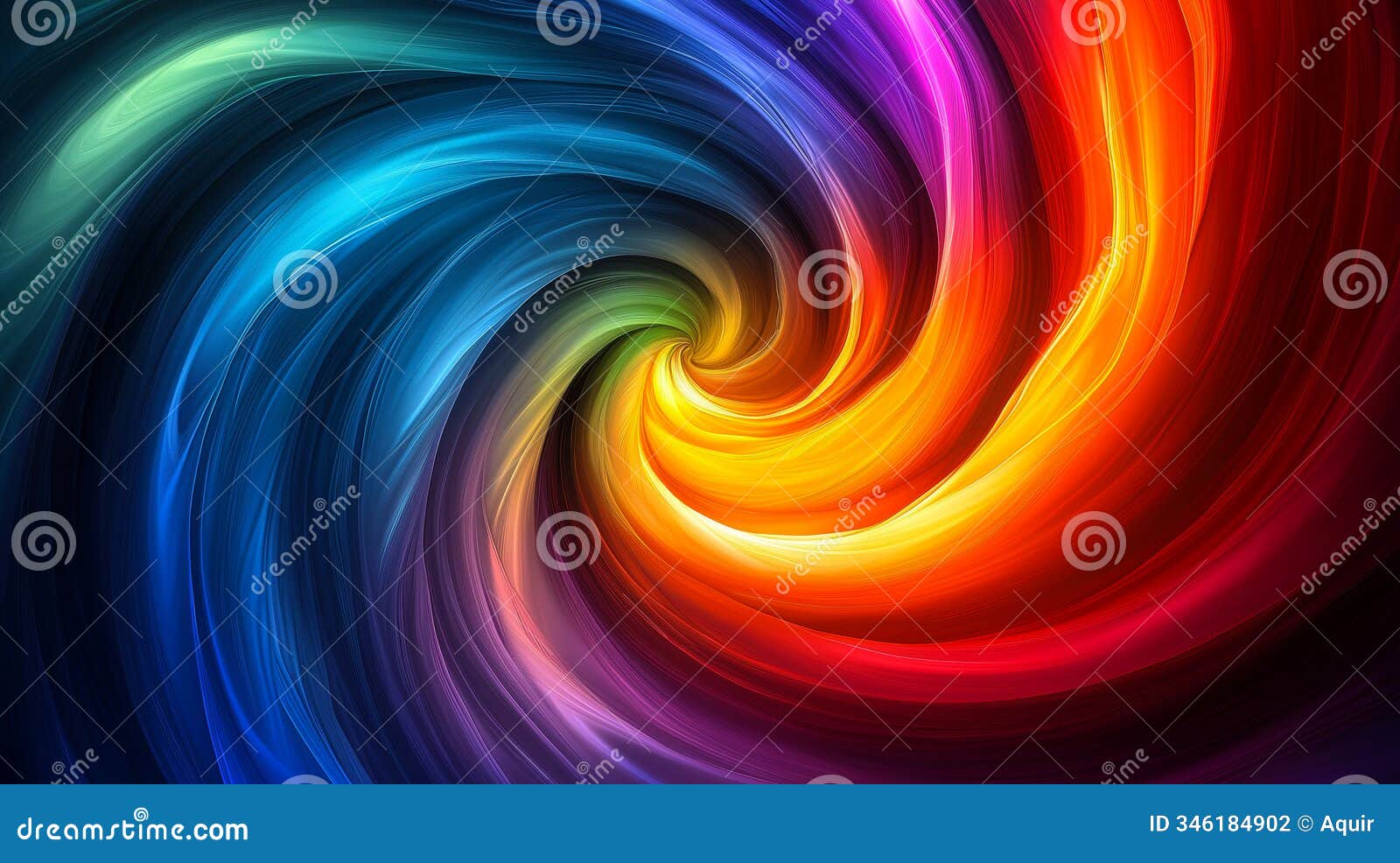 Rainbow Swirl Background. Rainbow Trippy Psychedelic Wallpaper Royalty ...
