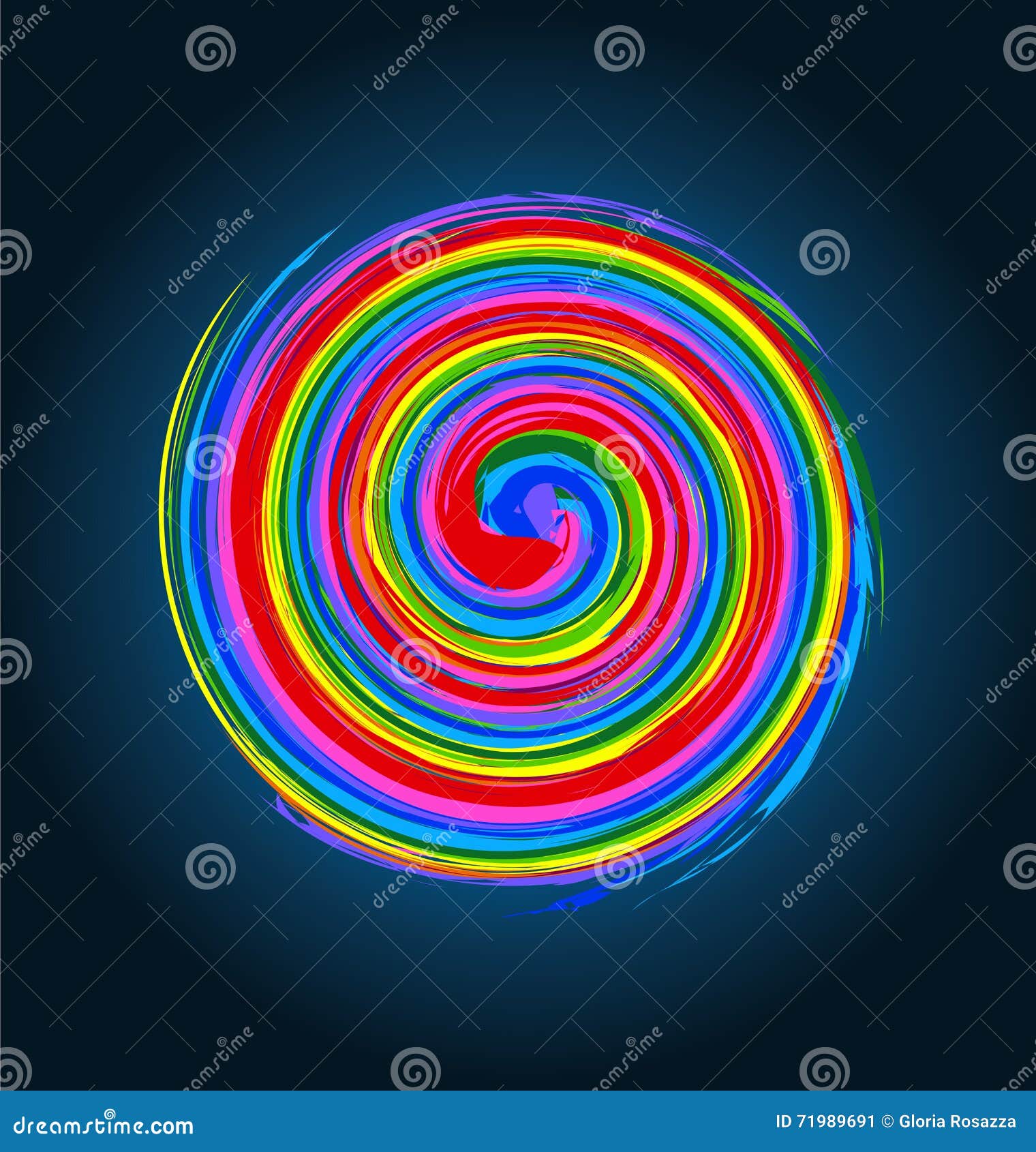 Rainbow Swirly Swatches Royalty-Free Stock Image | CartoonDealer.com ...