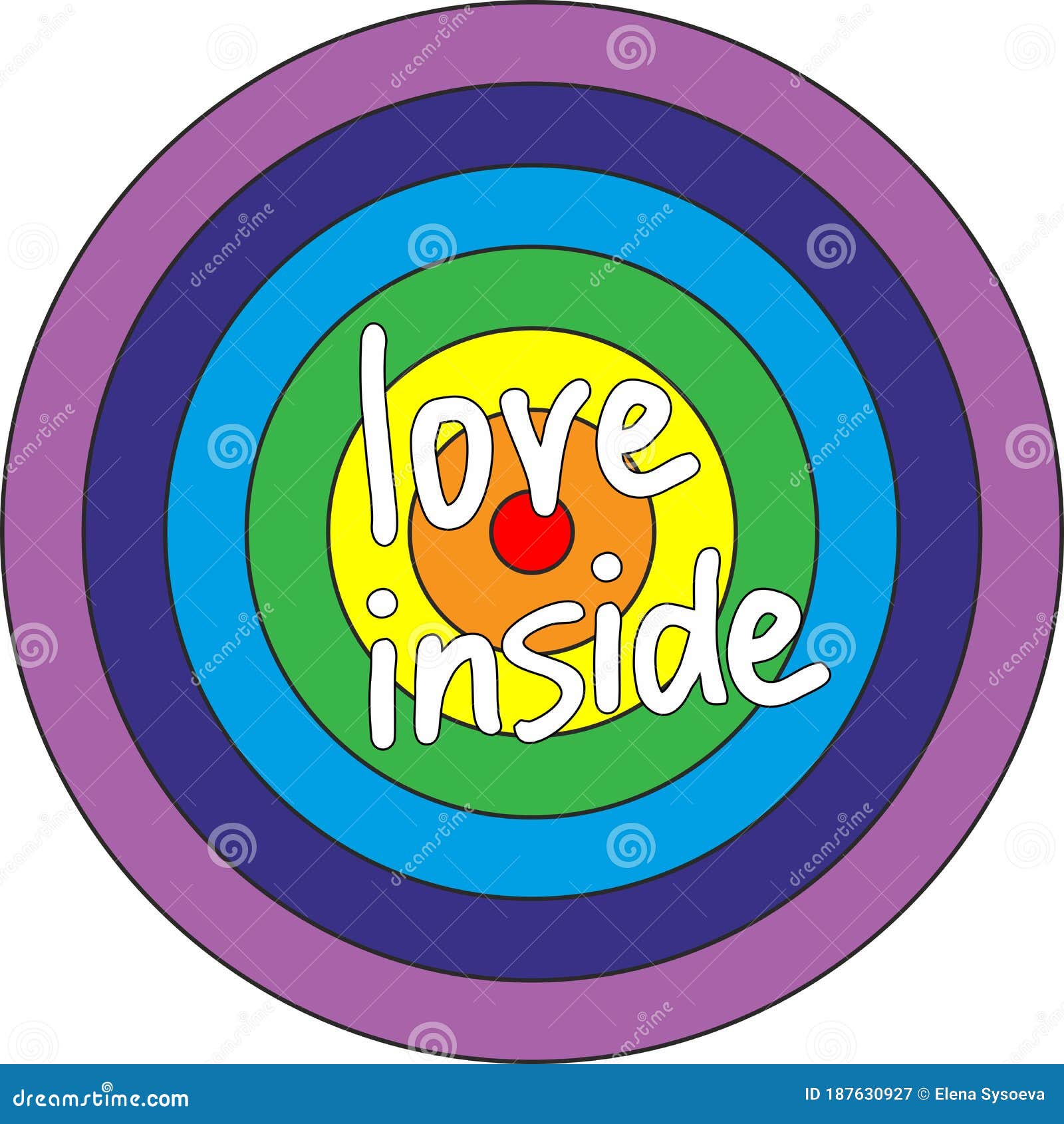 Rainbow Target Stock Photography | CartoonDealer.com #13675790