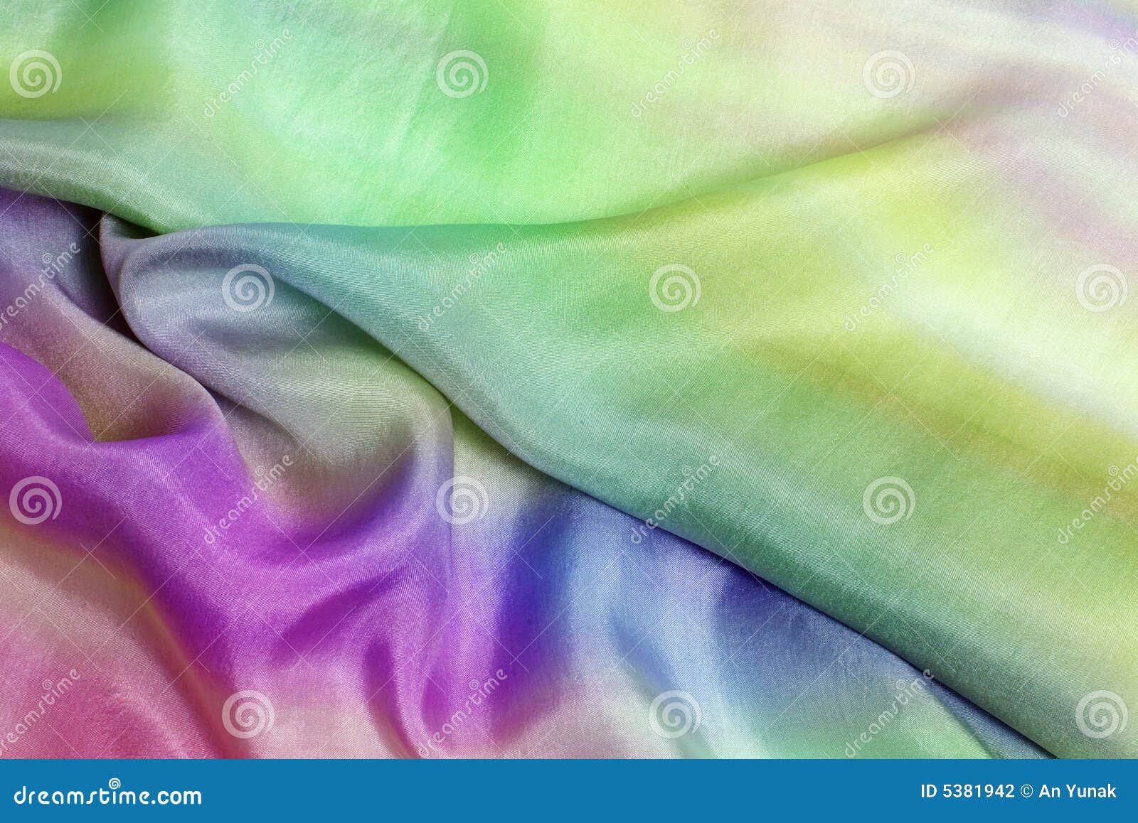 Rainbow textile stock photo. Image of curve, linen, cloth - 5381942