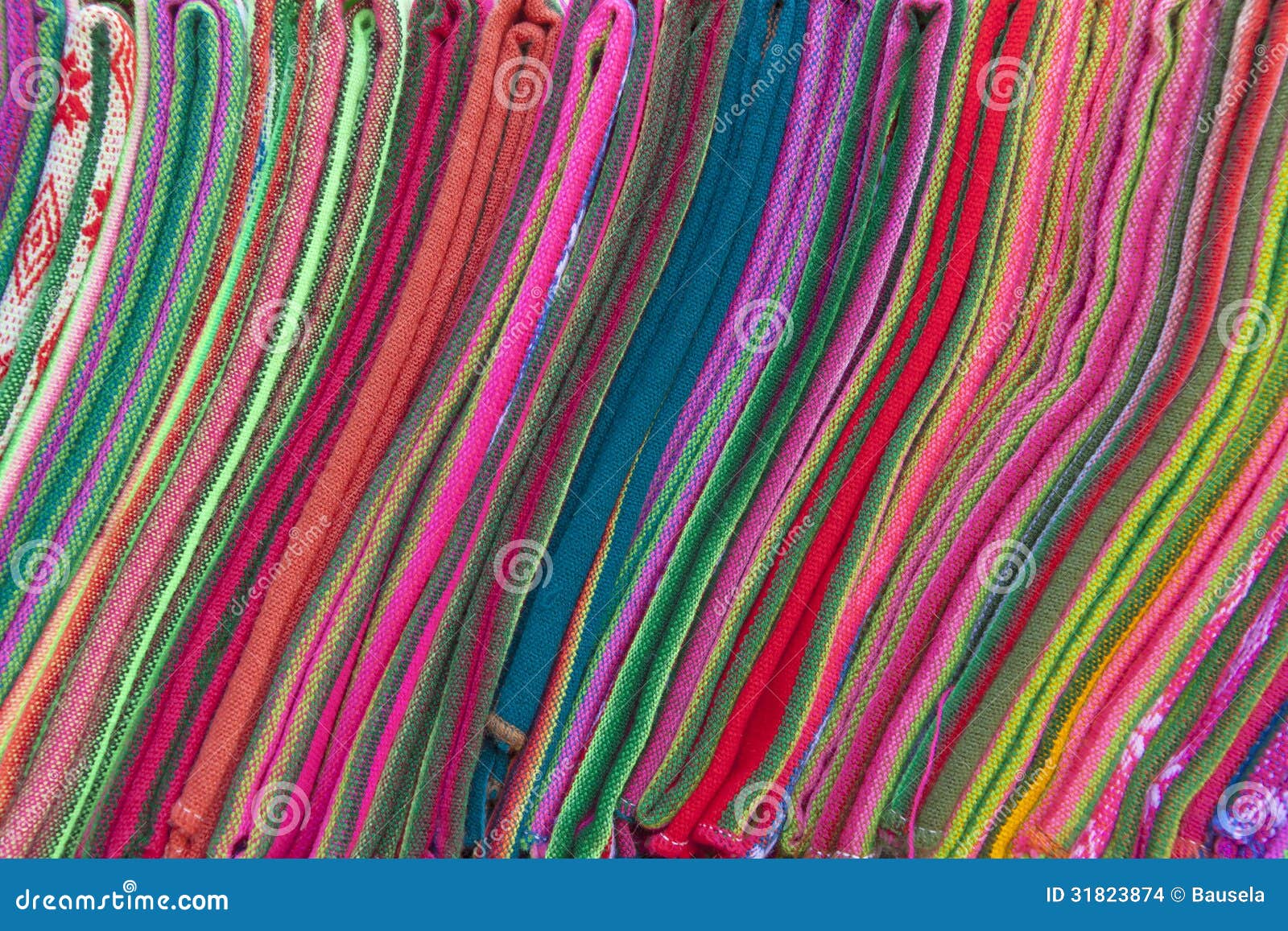 Rainbow textile stock photo. Image of stripes, striking - 31823874