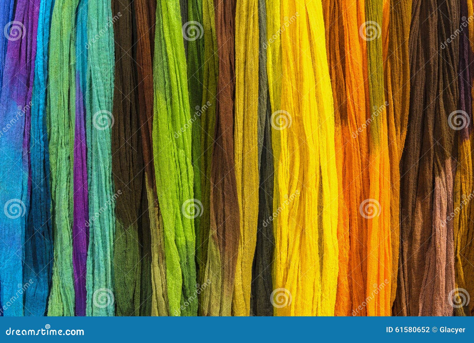 Rainbow Textiles Background Stock Photo - Image of detail, abstract ...