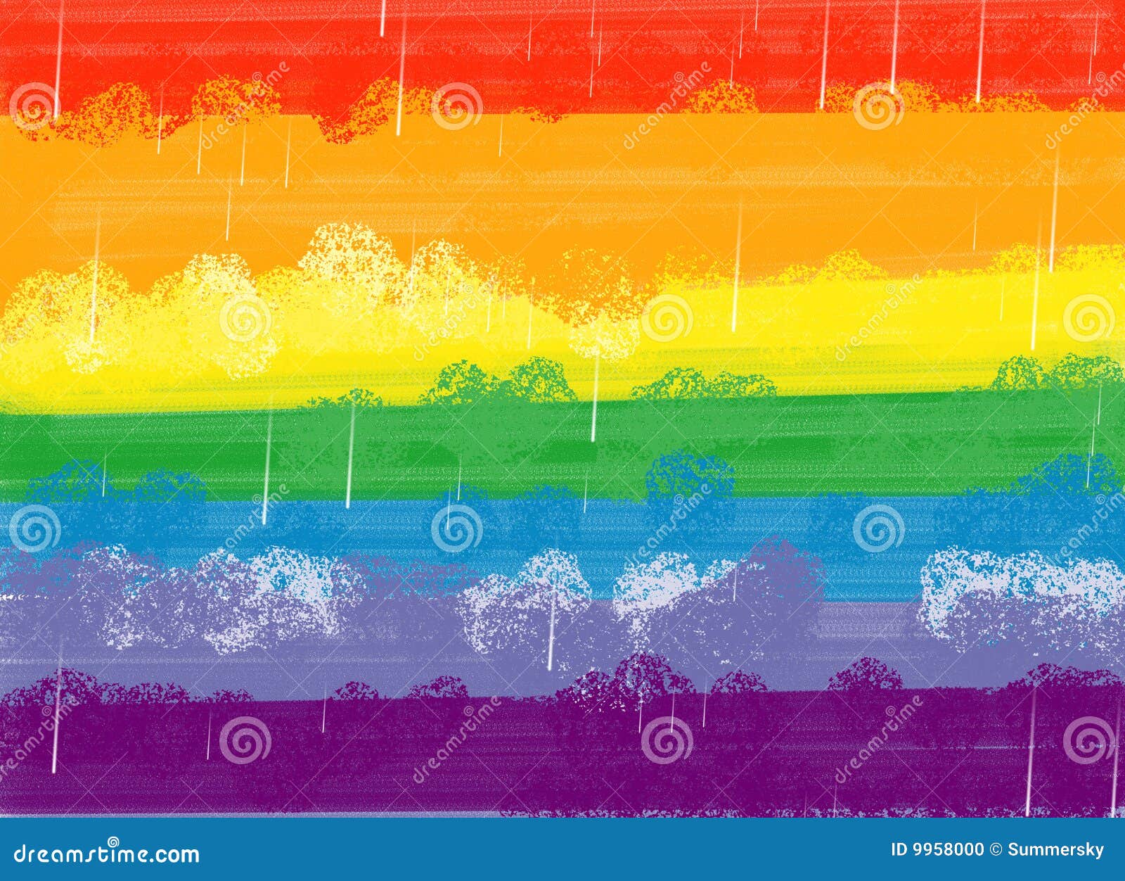 Rainbow texture stock illustration. Illustration of pattern - 9958000
