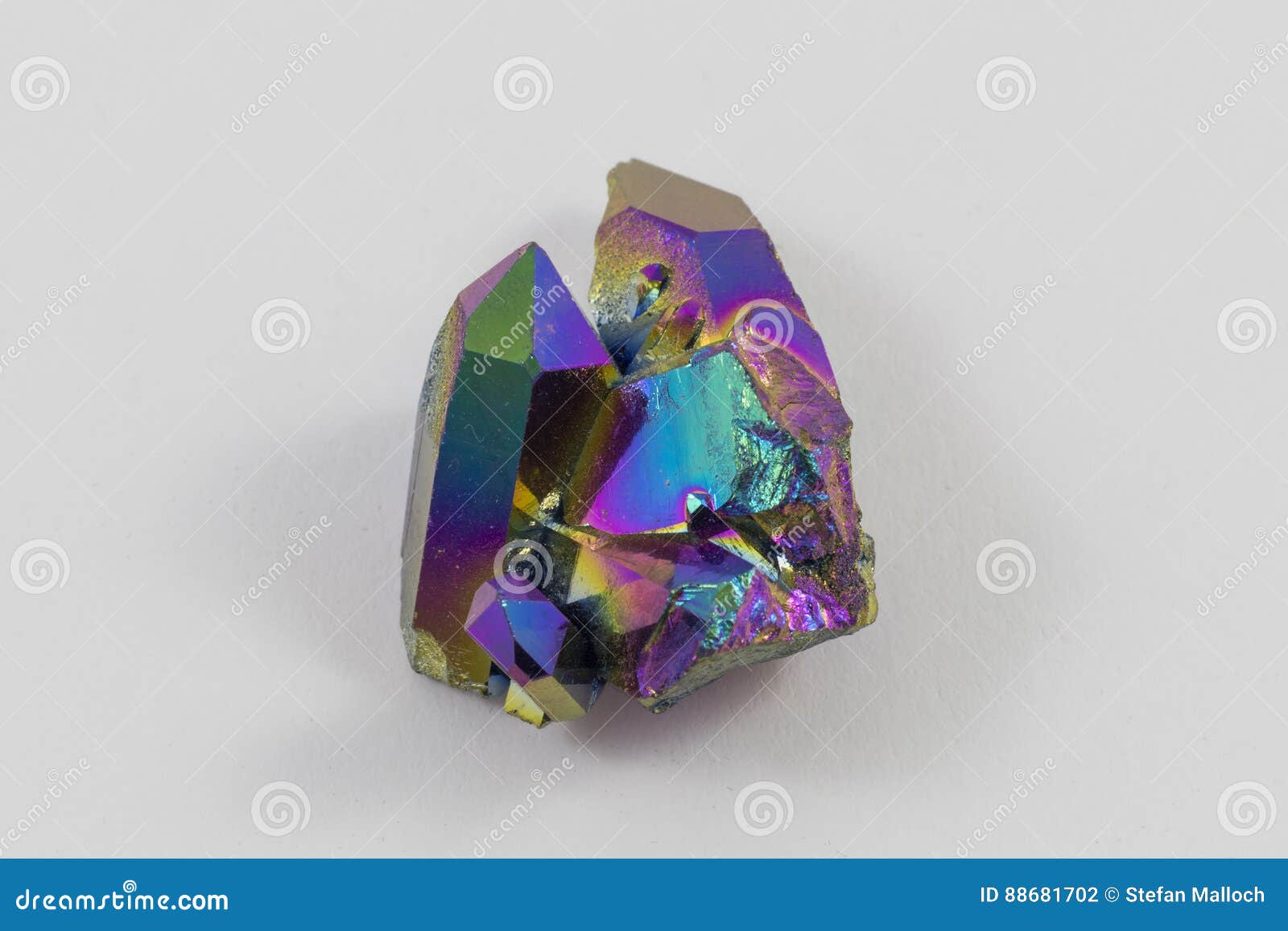 Rainbow Titanium Aura stock photo. Image of copper, diamond - 88681702