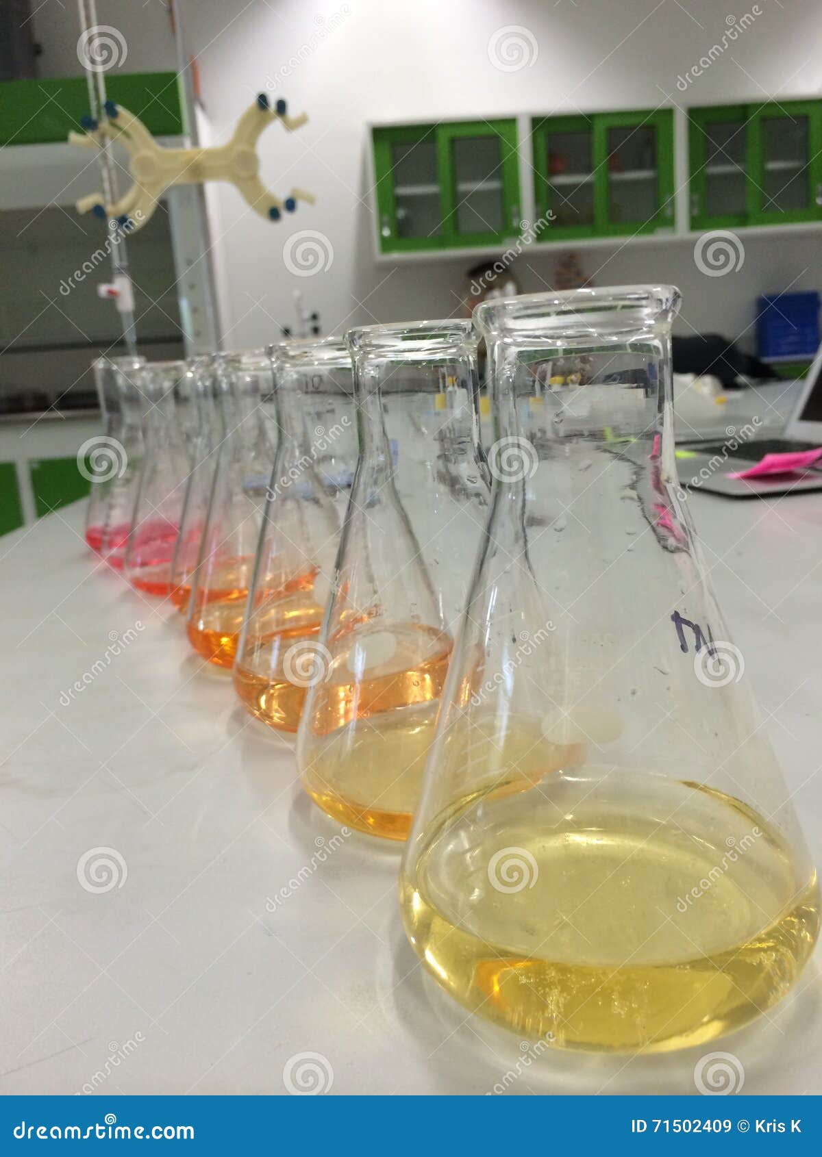 Rainbow titration stock image. Image of solutions, rainbow - 71502409