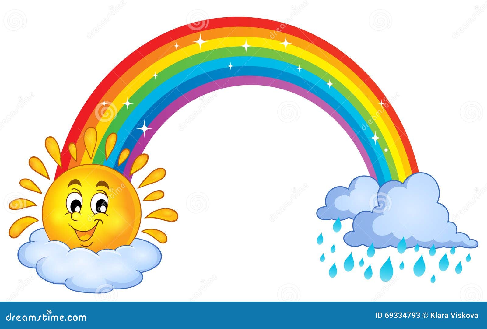 Rainbow topic image 3 stock vector. Illustration of abstraction - 69334793