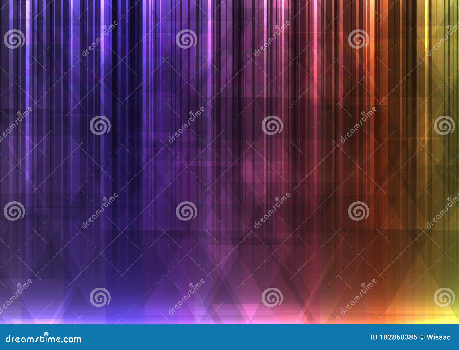 Rainbow Triangle and Line Bar Abstract Background Stock Vector ...