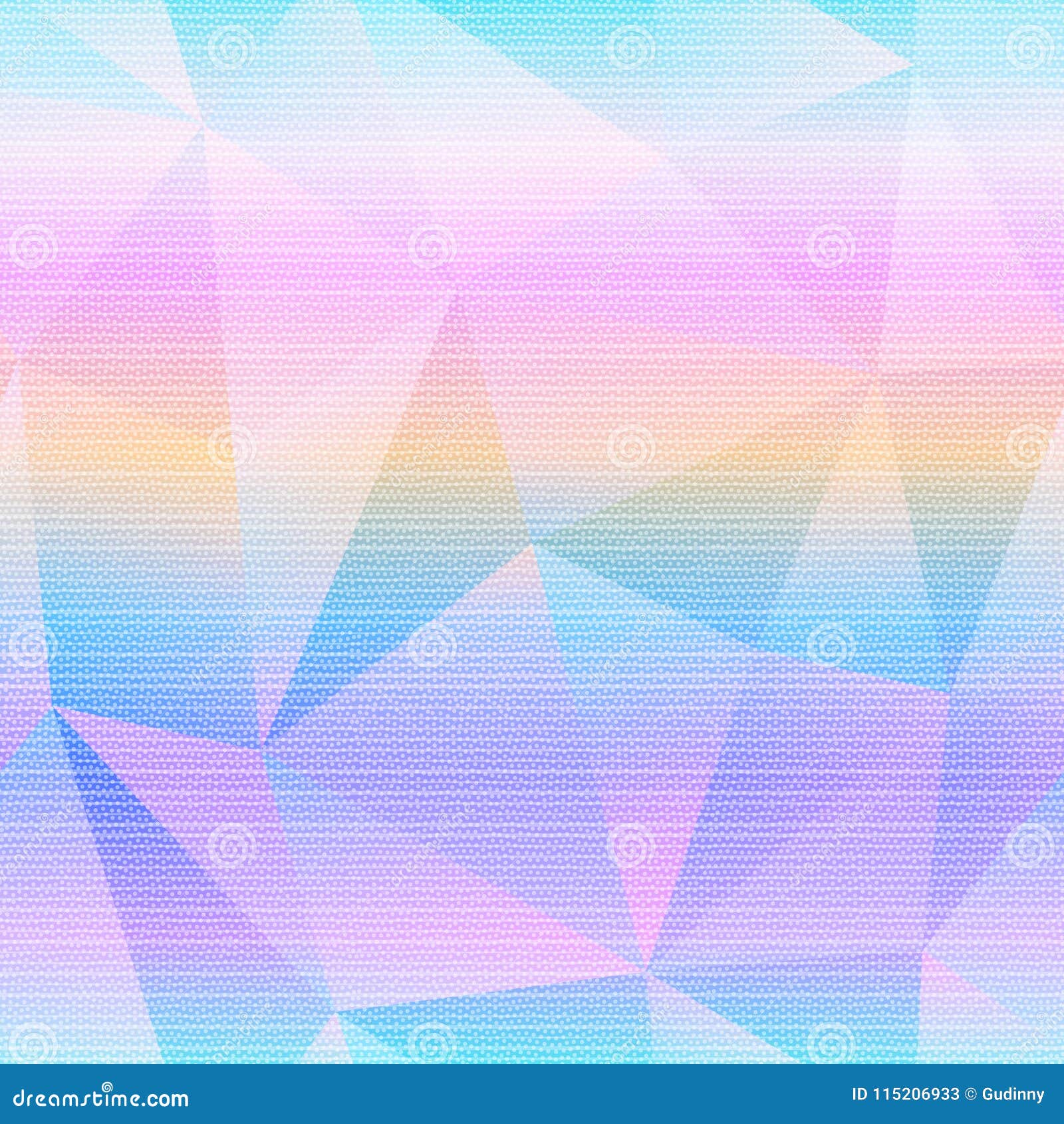 Rainbow Triangle Seamless Pattern Stock Vector - Illustration of light ...