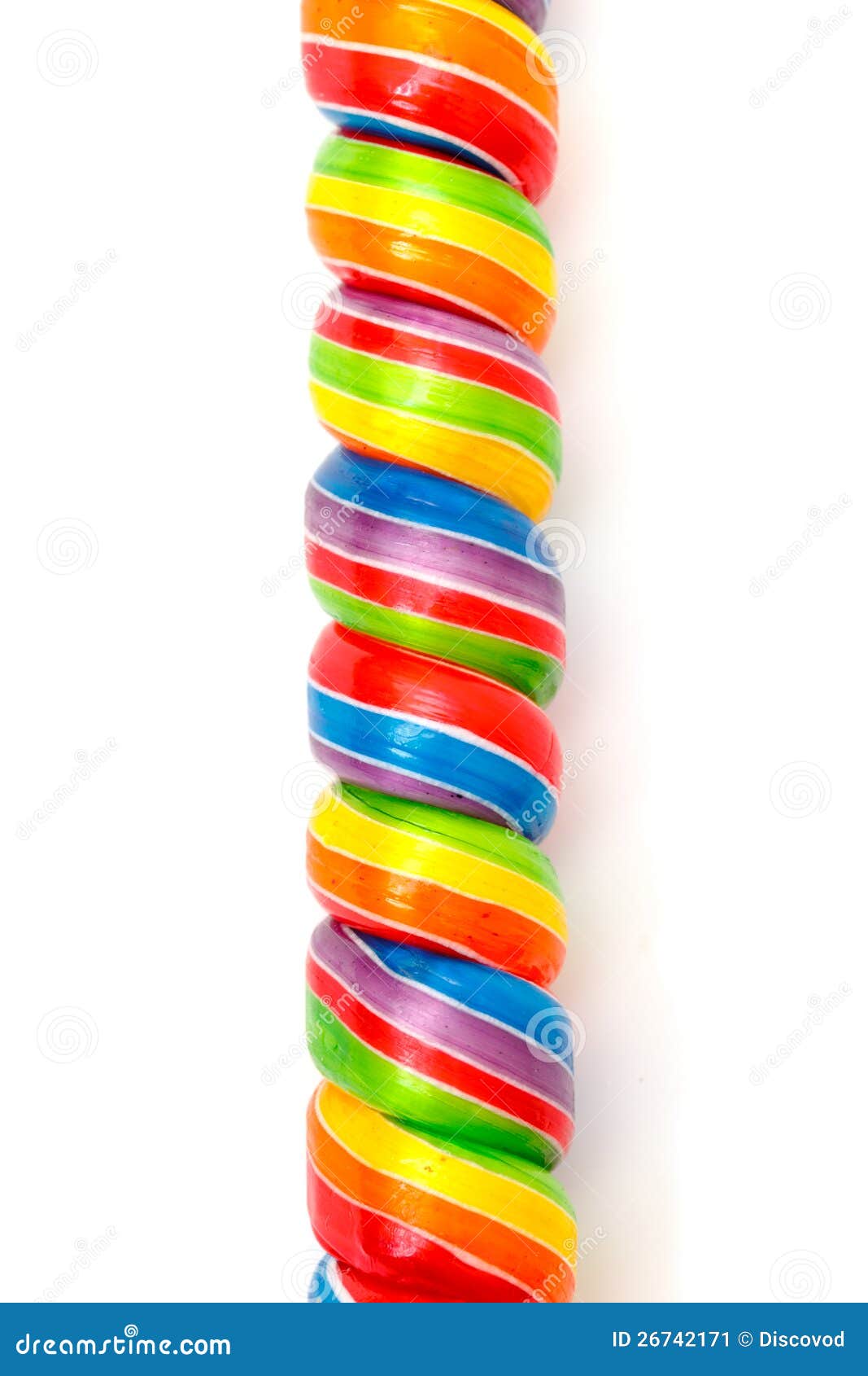 Rainbow Twirl Lollipop Candies Stock Image - Image of swirl, green ...