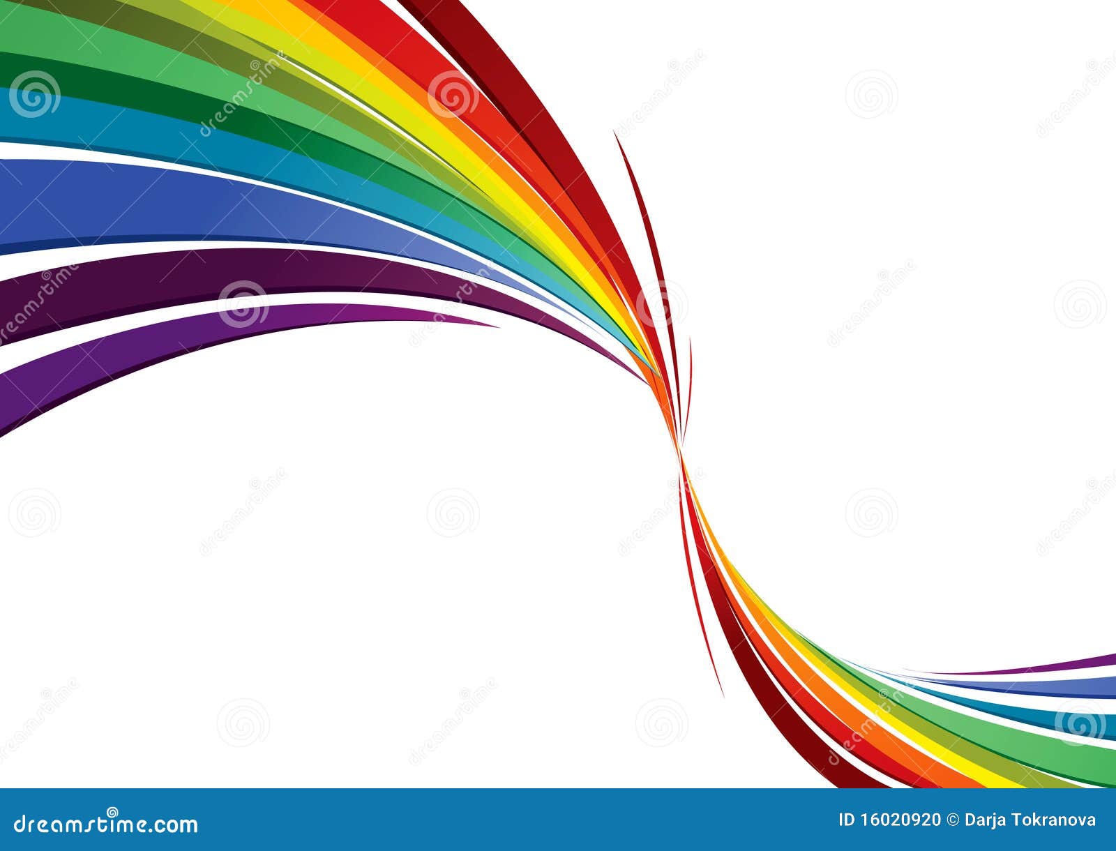 Rainbow twist stock vector. Illustration of backdrop - 16020920
