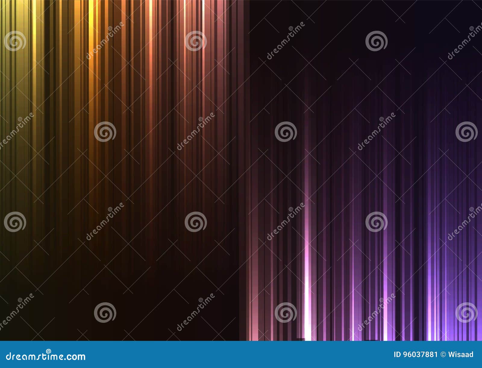 Rainbow Upside Down Abstract Bar Line Background Stock Vector ...