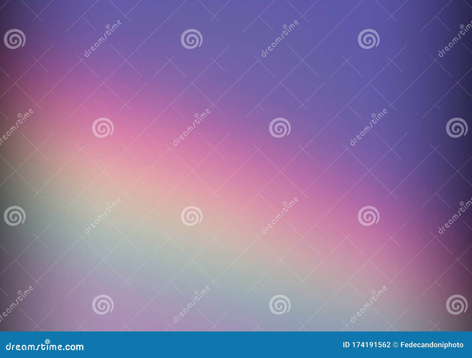 Rainbow with Varied Soft Colors in the Sunset Sky Stock Photo - Image ...