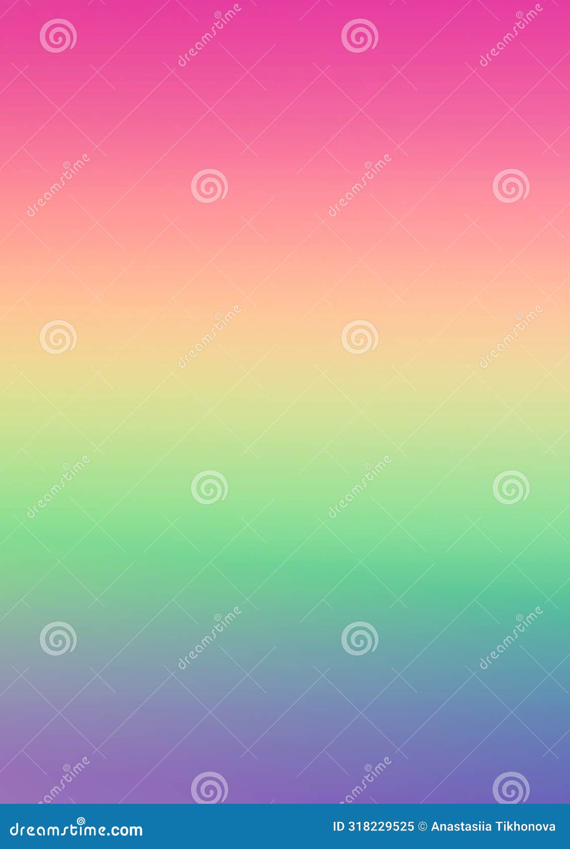 Rainbow Vertical Gradient Background Stock Illustration - Illustration ...