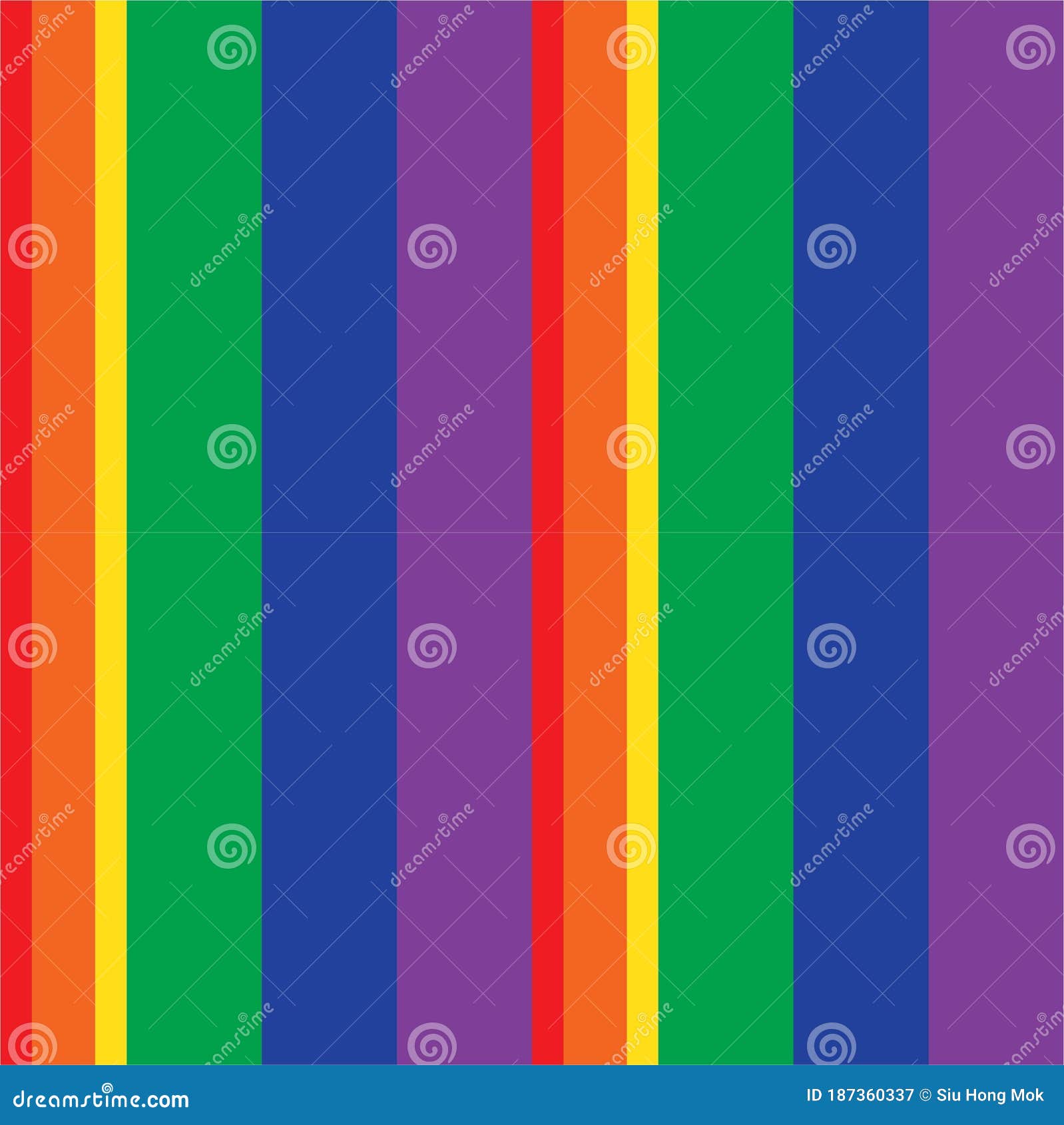 Rainbow Stripe Seamless Pattern Background in Vertical Style Stock ...