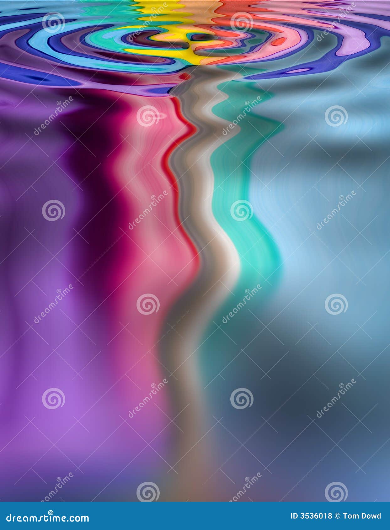 Rainbow Water Ripple Background Stock Photography | CartoonDealer.com ...