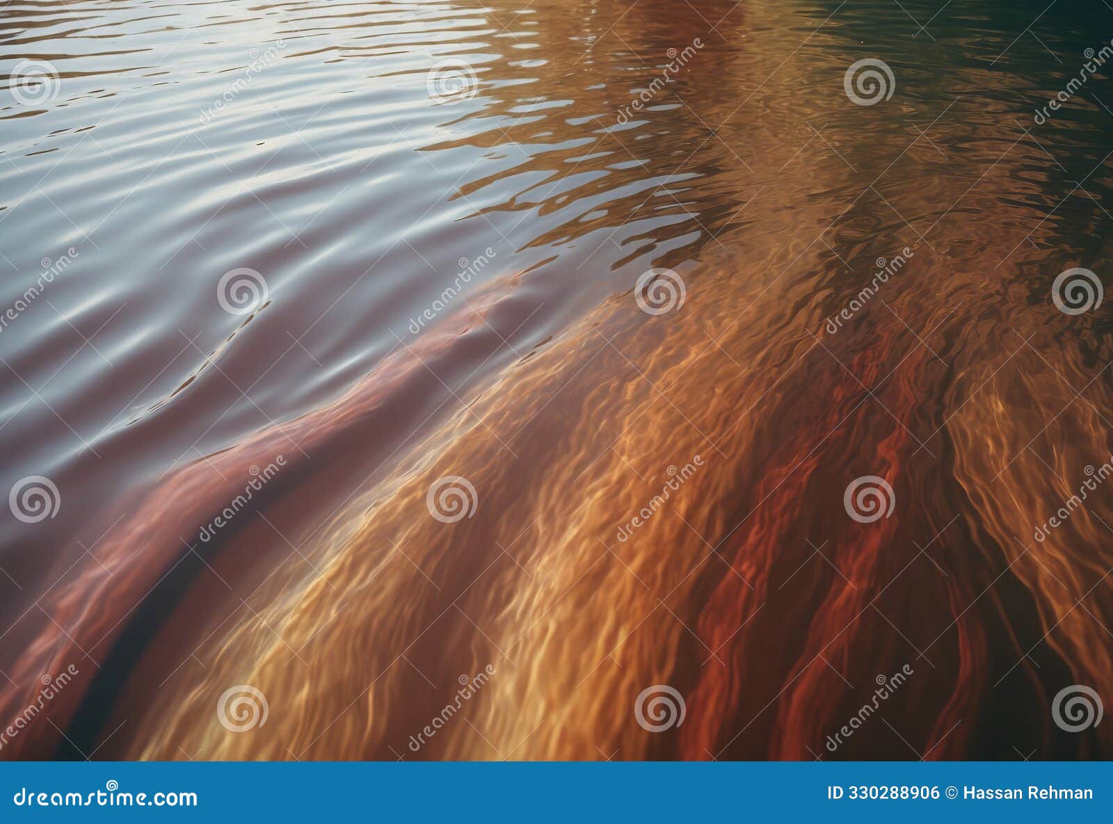 Rainbow Water Ripple Background Stock Illustration - Illustration of ...