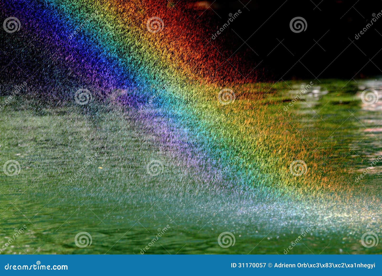 Rainbow stock image. Image of rain, spark, summer, water - 31170057