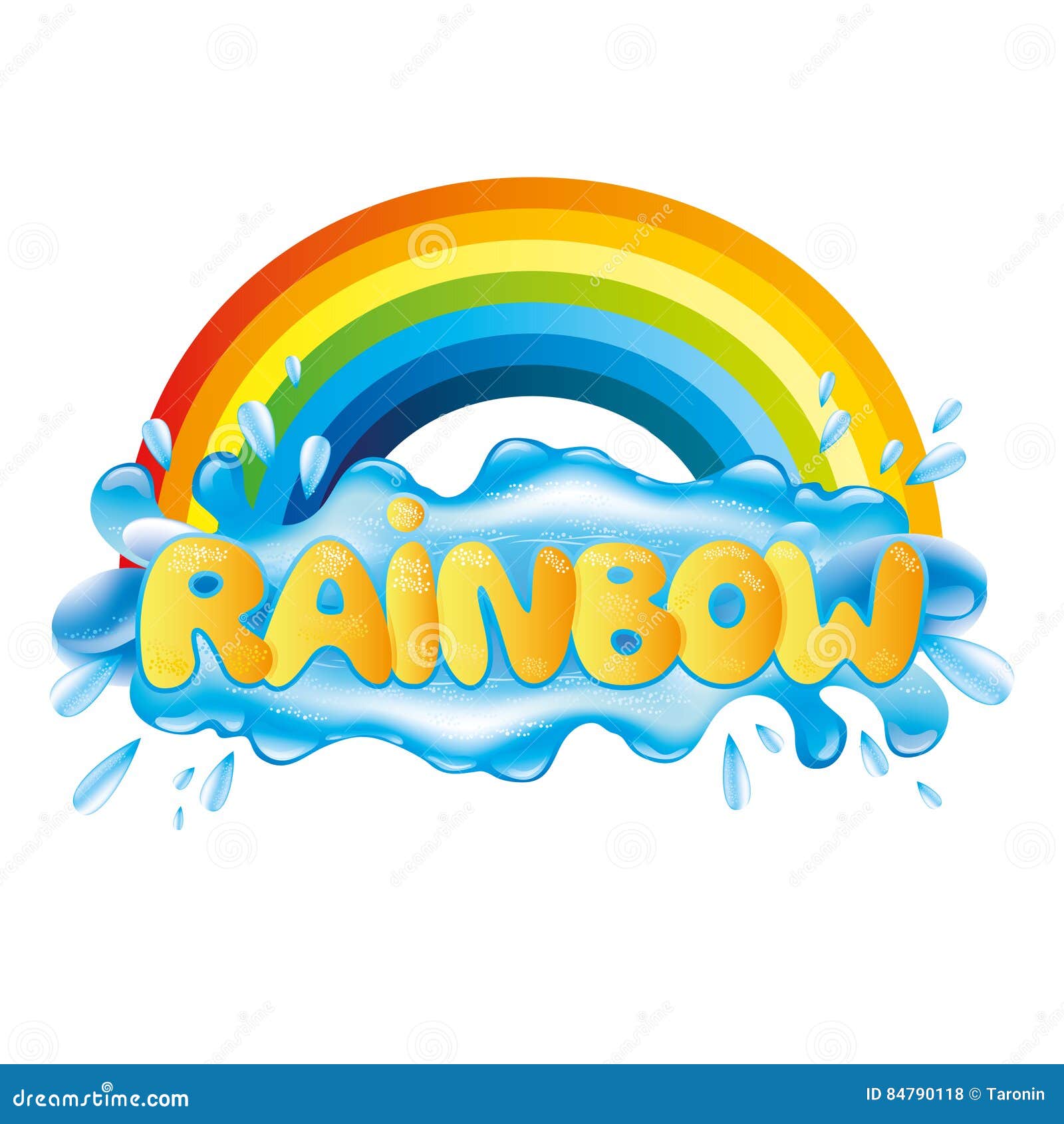 Rainbow Water Drops Seamless Texture Royalty-Free Stock Photography ...