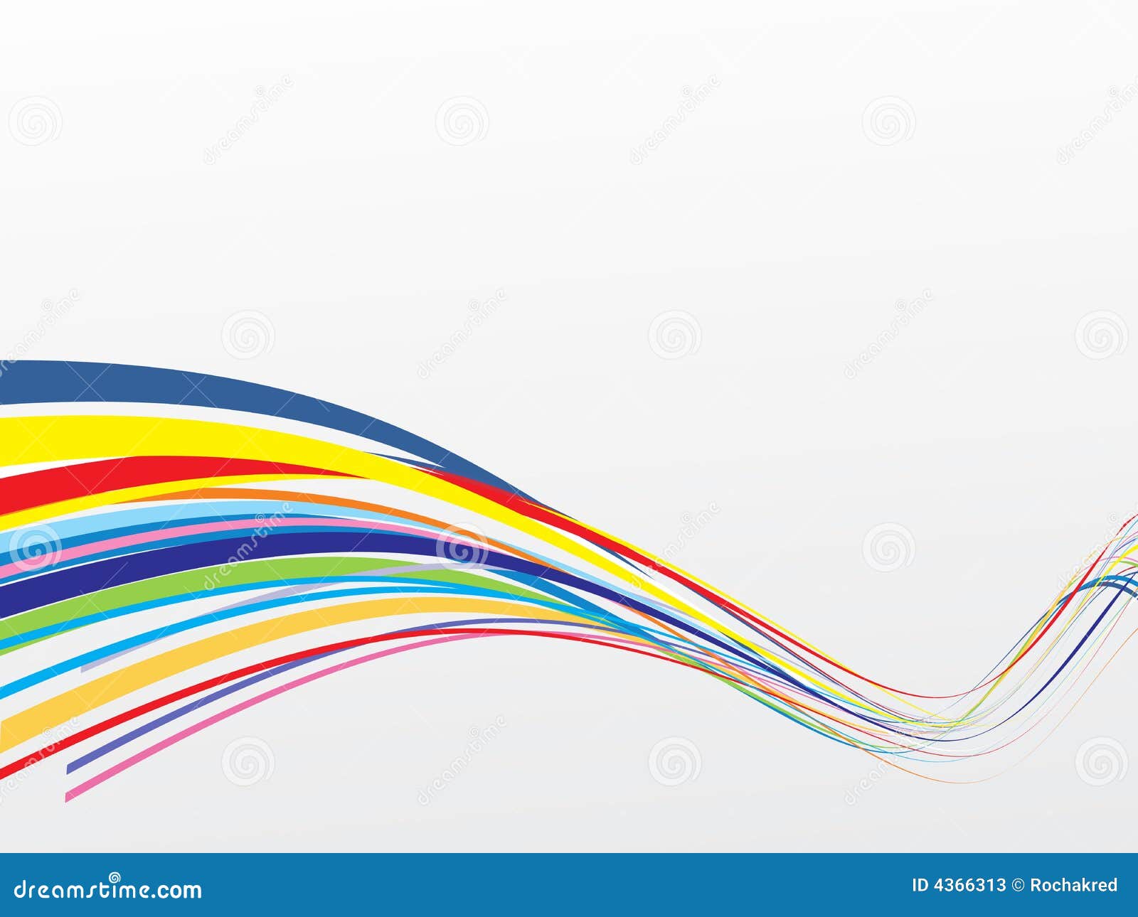 Rainbow Wave Background Royalty-Free Stock Photo | CartoonDealer.com ...