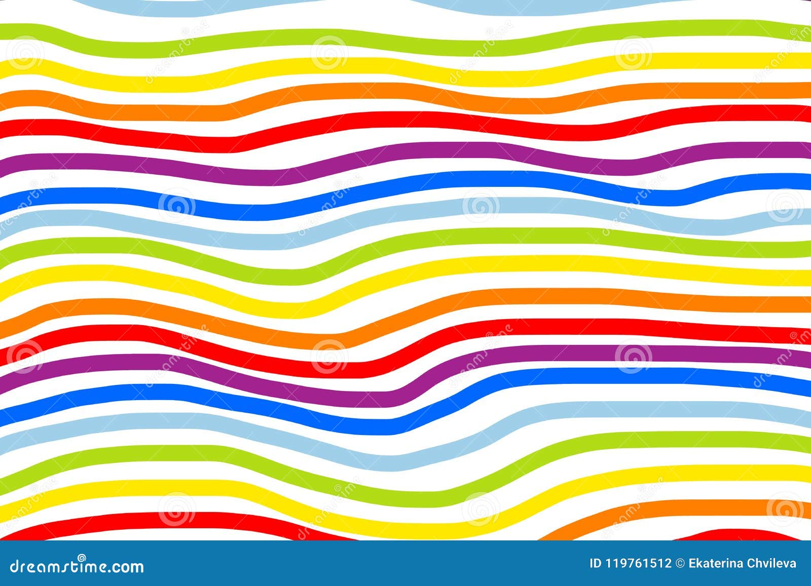 Rainbow waves background stock vector. Illustration of wallpaper ...