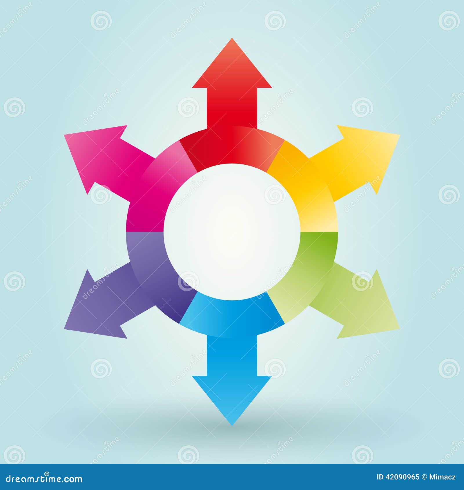 Rainbow Wheel Tie Dye Print In Pastel Colourway Stock Photography ...