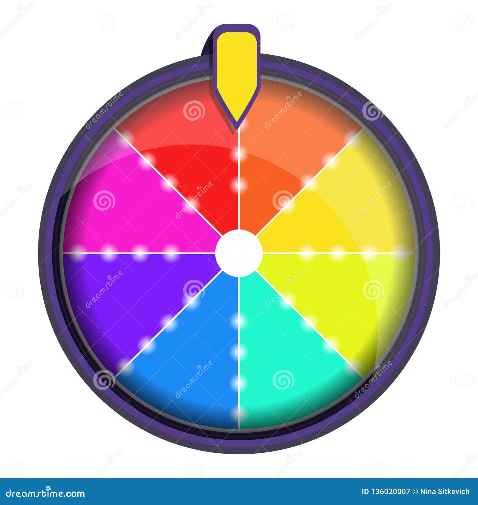 Rainbow Wheel Tie Dye Print In Pastel Colourway Stock Photography ...