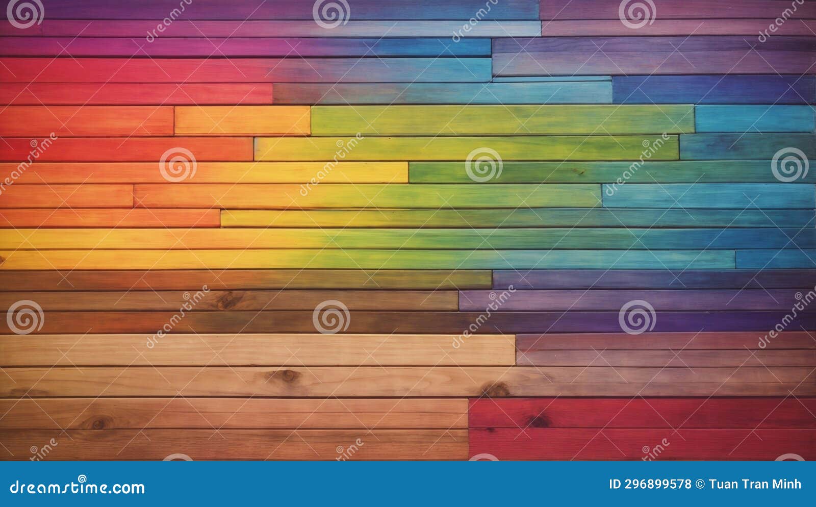 Rainbow Wood Background stock illustration. Illustration of circle ...