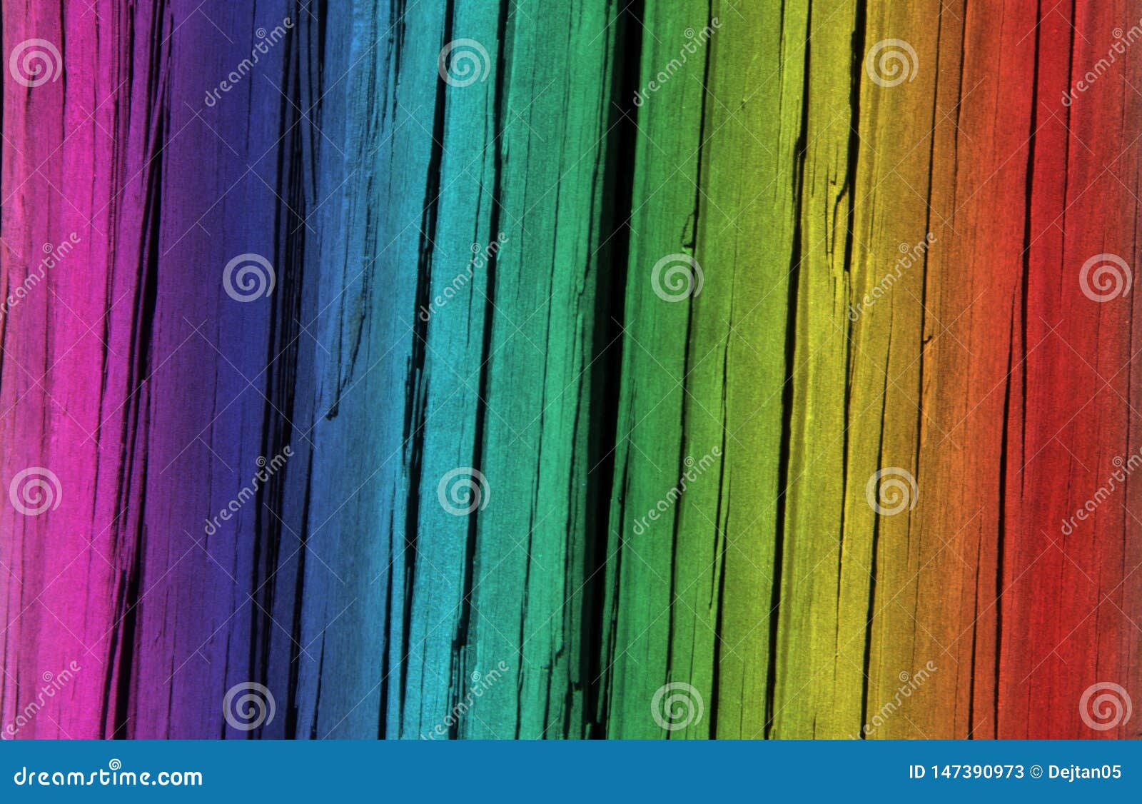 Rainbow Wood Background, Wooden Texture Stock Image - Image of slats ...