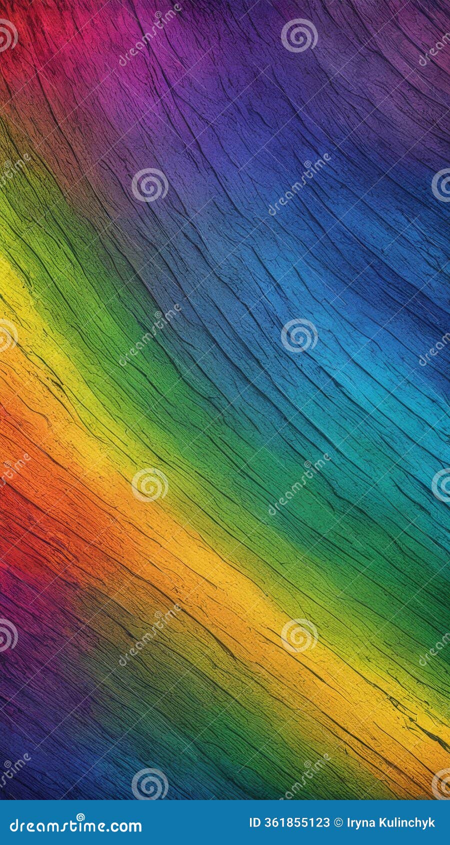Rainbow Wood Texture Vertical Background with Diagonal Grain Pattern ...