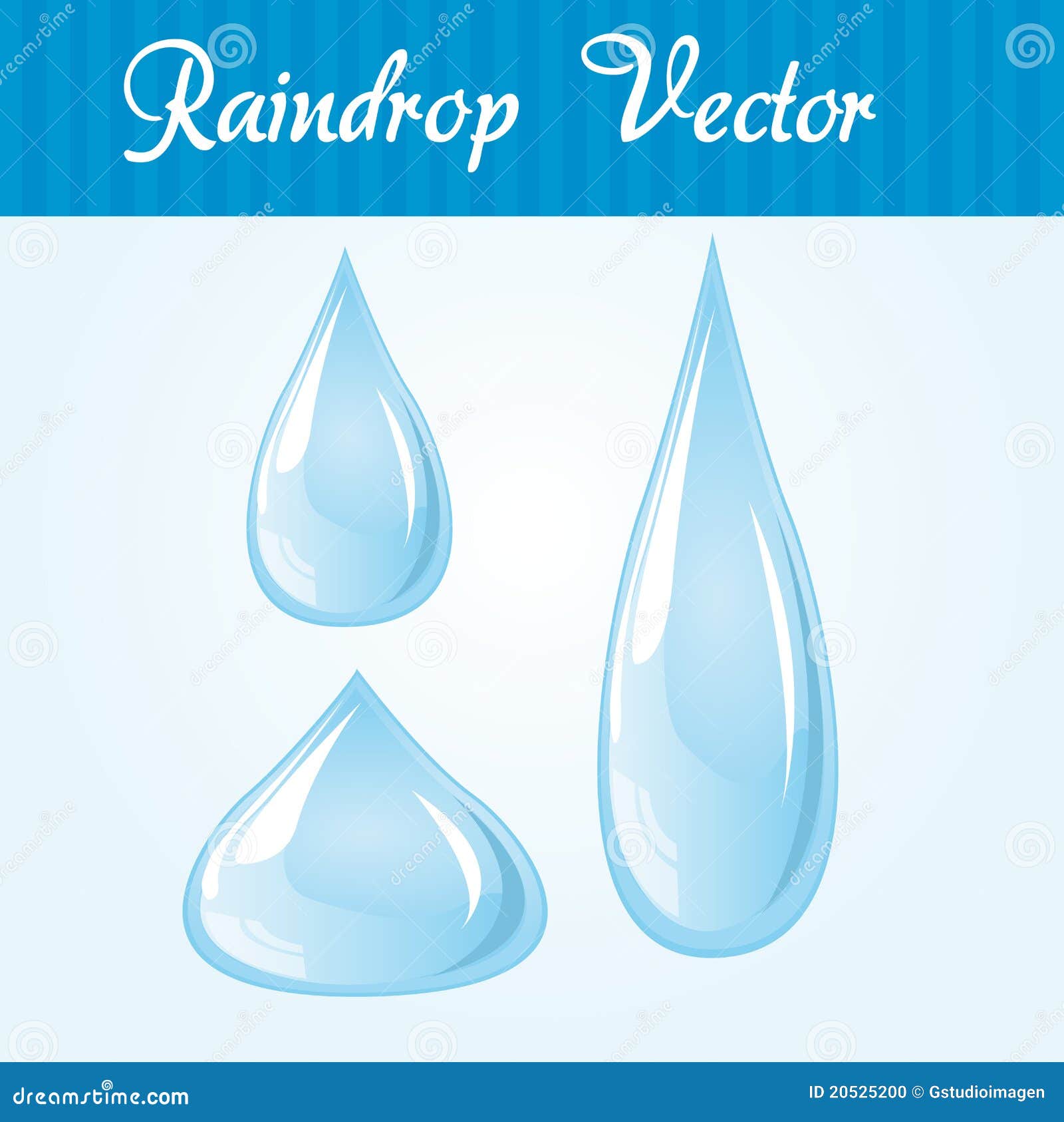 Raindrop stock illustration. Illustration of closeup - 20525200