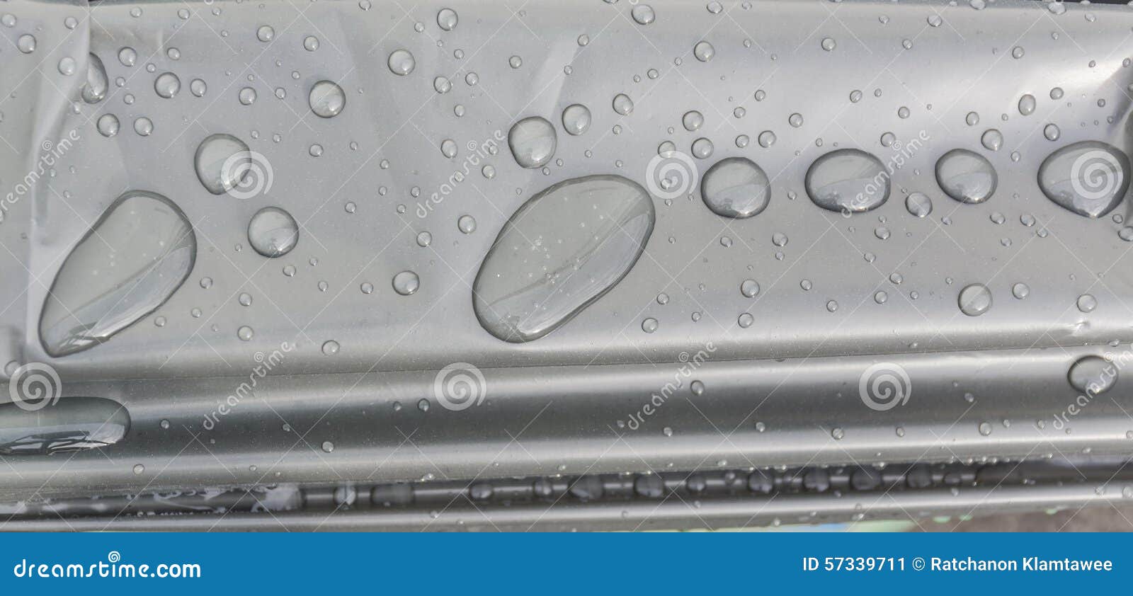 Raindrop on black plastic stock image. Image of plastic - 57339711