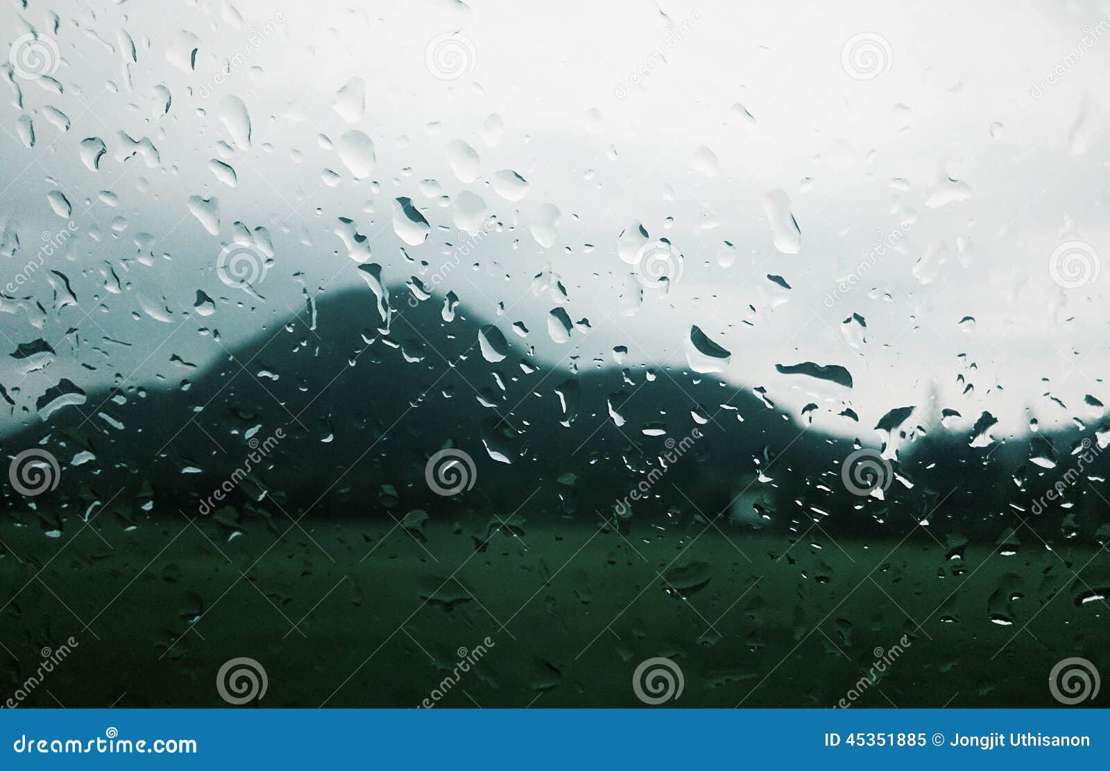 Raindrop stock image. Image of background, mirror, mountain - 45351885