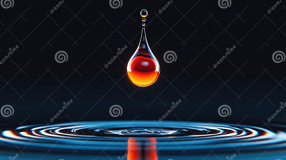 Raindrop Ripples: a Set of Water Effect Patterns Stock Illustration ...