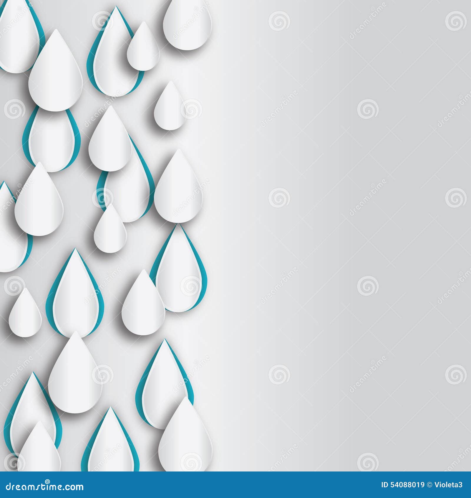 Raindrop vector background stock illustration. Illustration of abstract ...