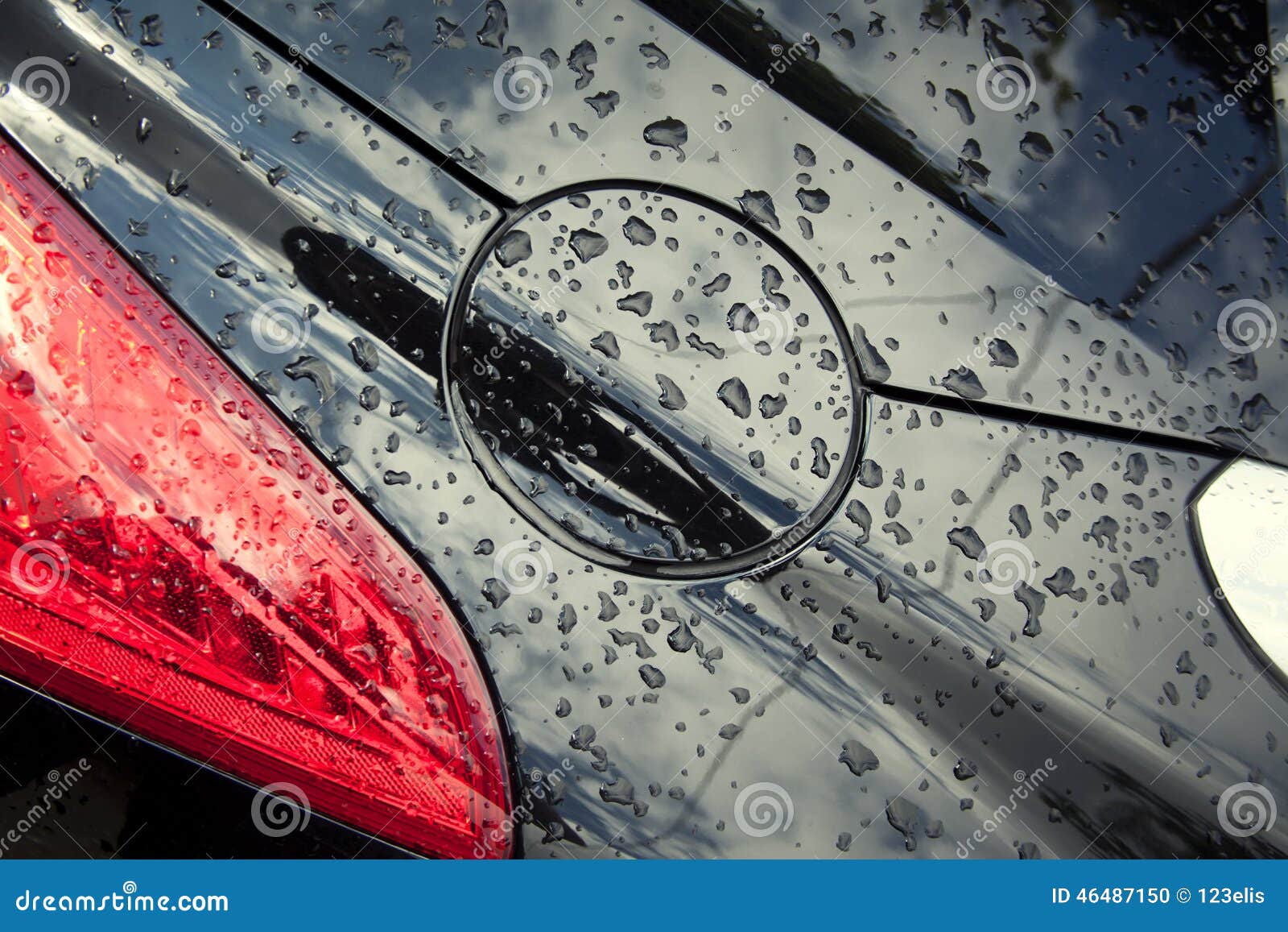 Raindrops on the Car stock photo. Image of raindrops - 46487150
