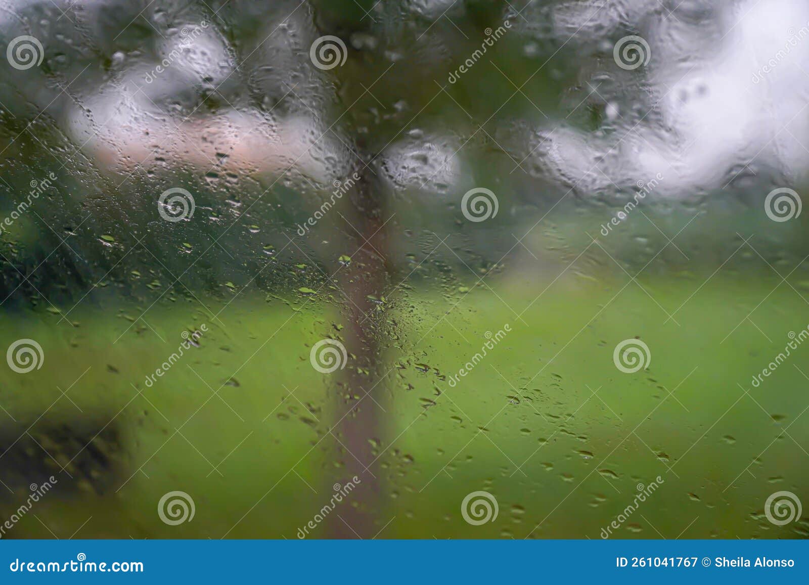 Raindrops on the Car Window. Background of Drops Texture in Winter ...