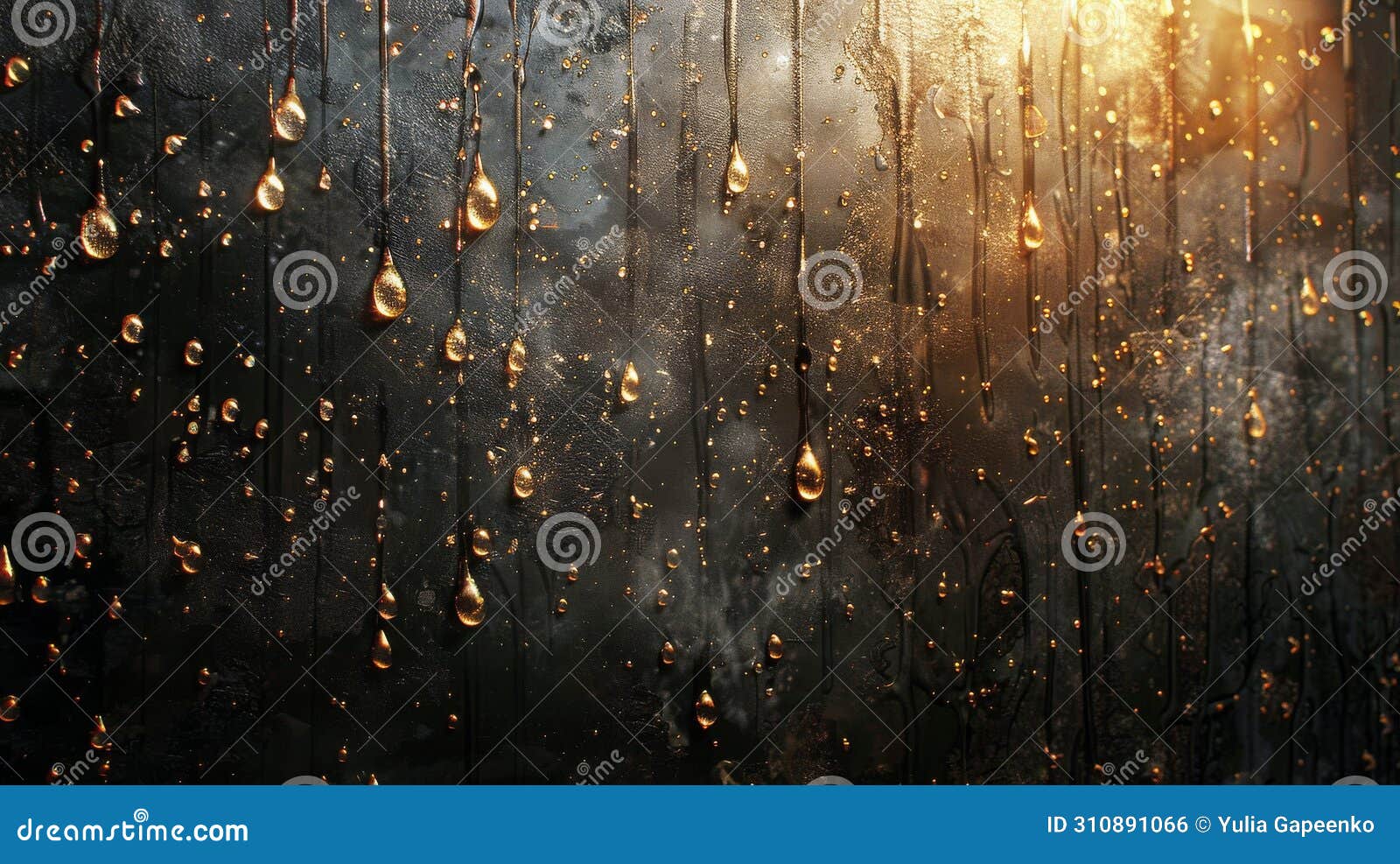Rain Falling on Window with Sun Background Stock Photo - Image of urban ...