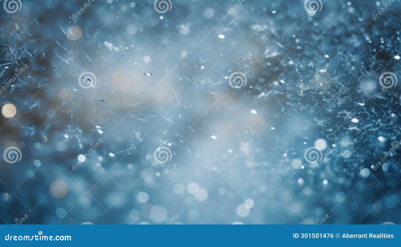 Raindrops Falling on a Blue Background Stock Illustration ...
