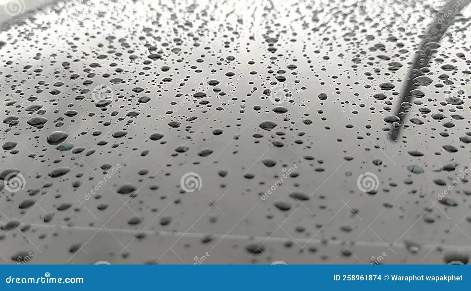 Raindrops Falling on the Car Window Stock Footage - Video of falling ...