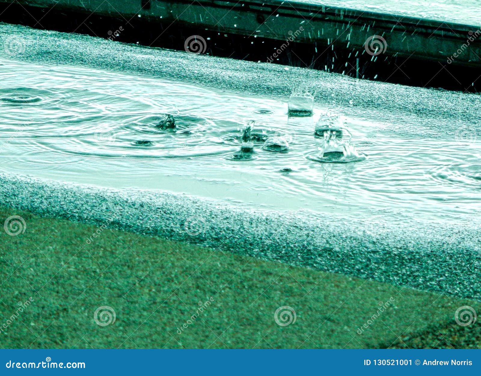 Raindrops stock image. Image of flood, irrigation, surface - 130521001