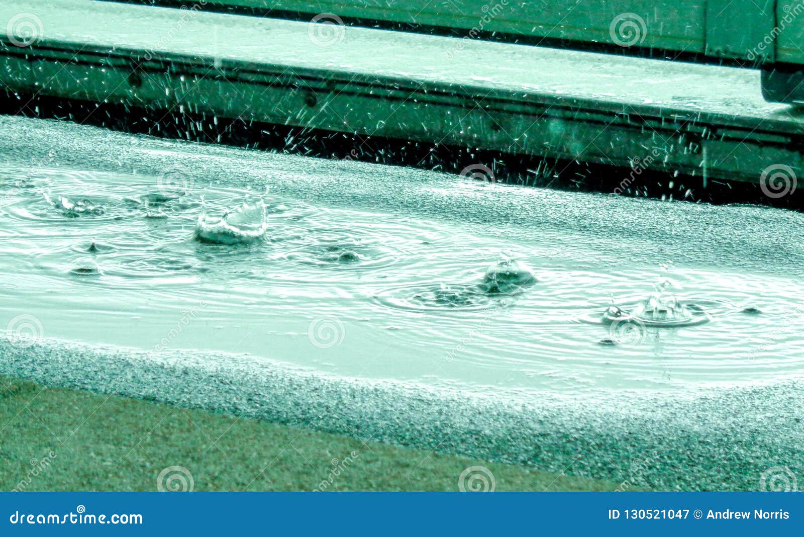 Raindrops stock image. Image of surface, storm, droplets - 130521047