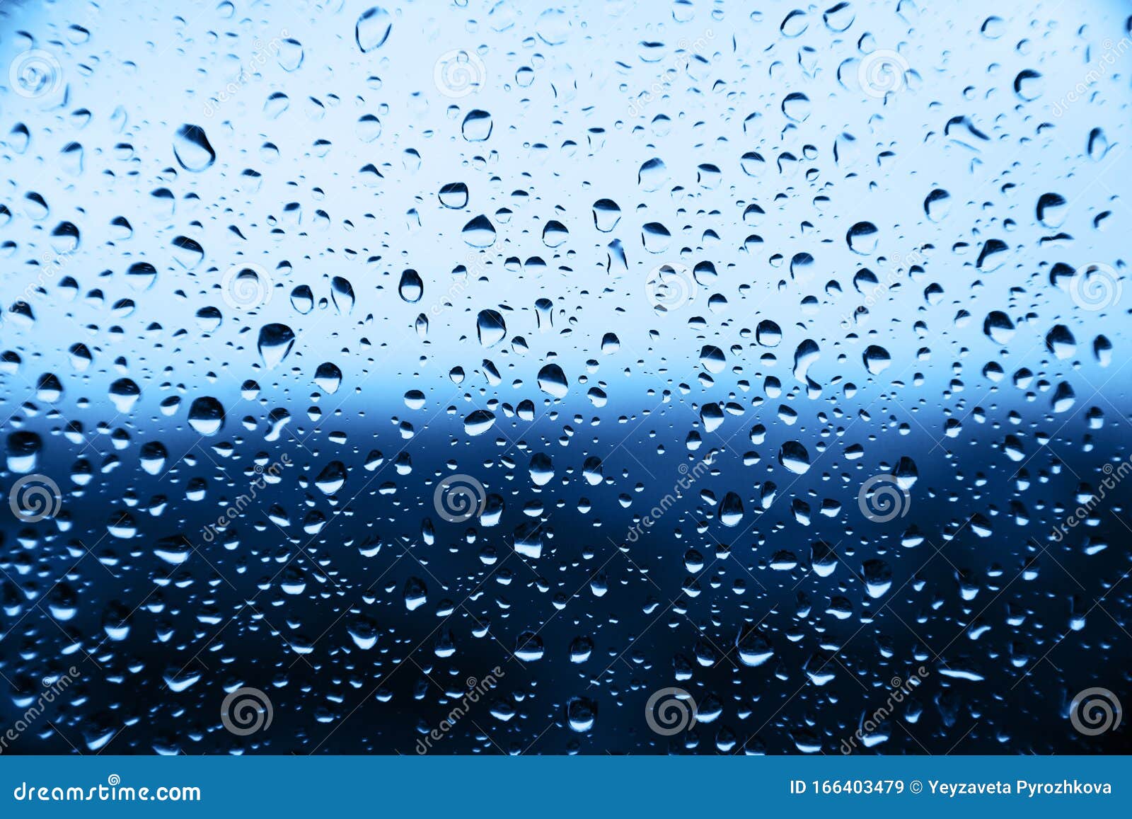 Raindrops on glass stock image. Image of drop, fresh - 166403479