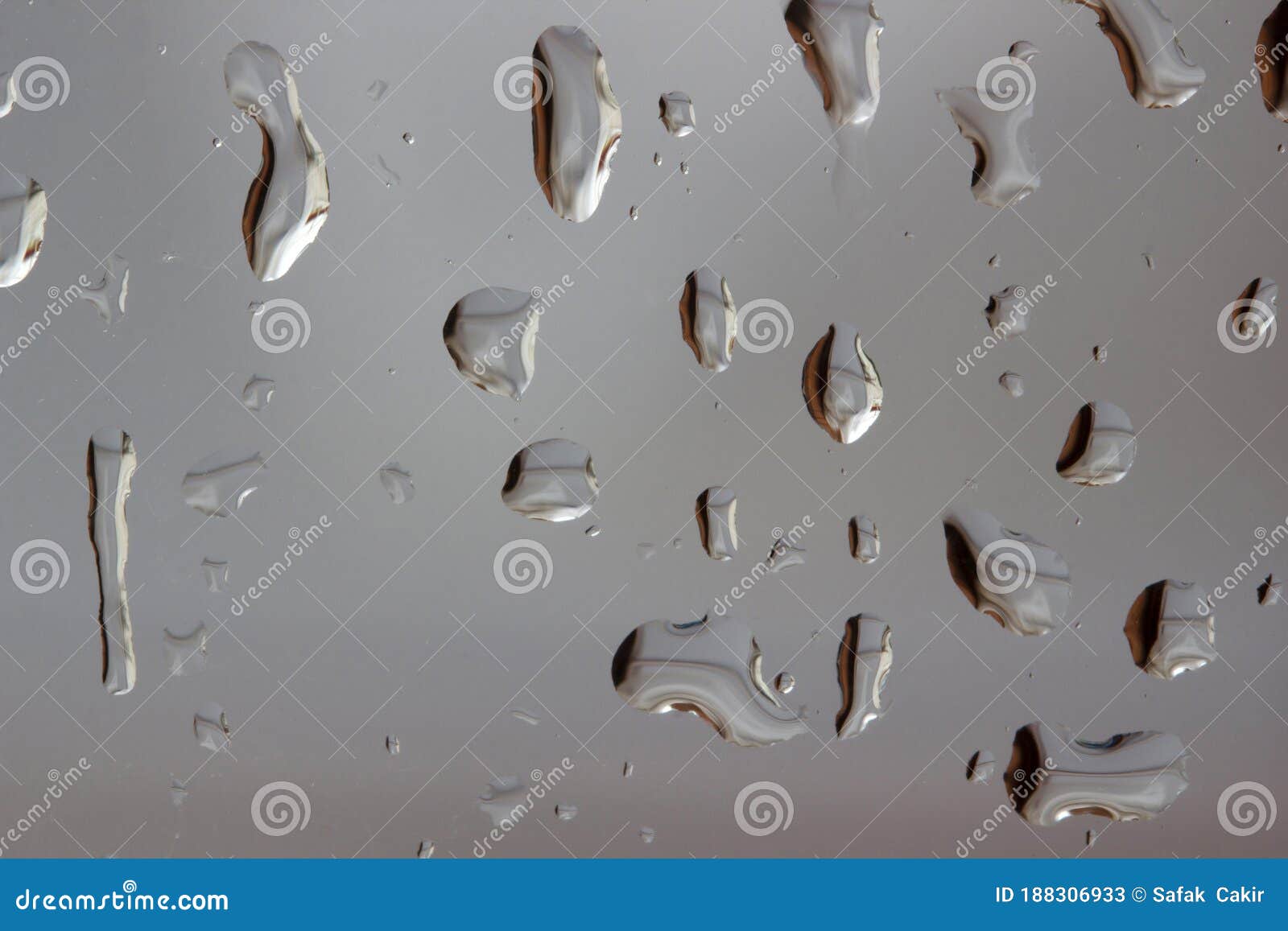 Raindrops on glass stock image. Image of material, food - 188306933